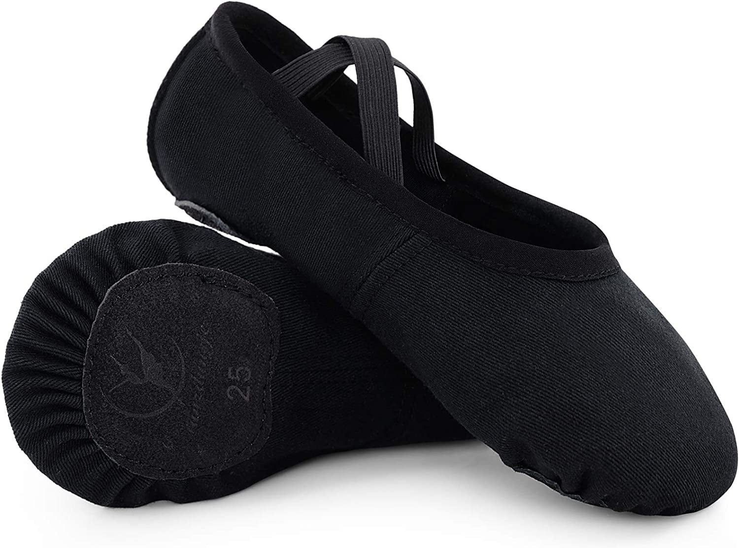 Ballet Shoes for Women Girls, Ballet Slipper Dance Shoes Stretch Canvas ...
