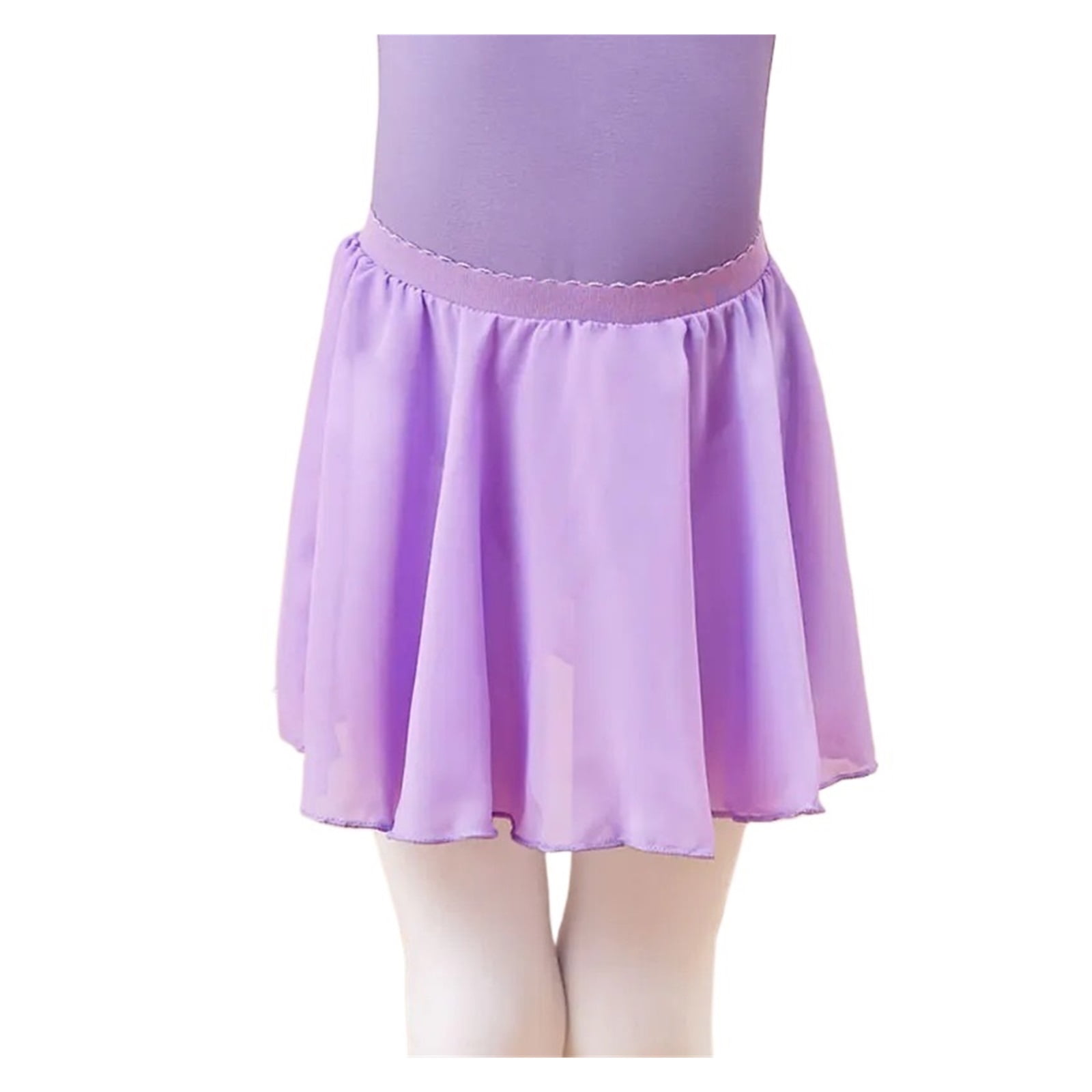 Ballet Skirt Girls Dance Chiffon Skirt Elastic Waist Dance Skirt for ...