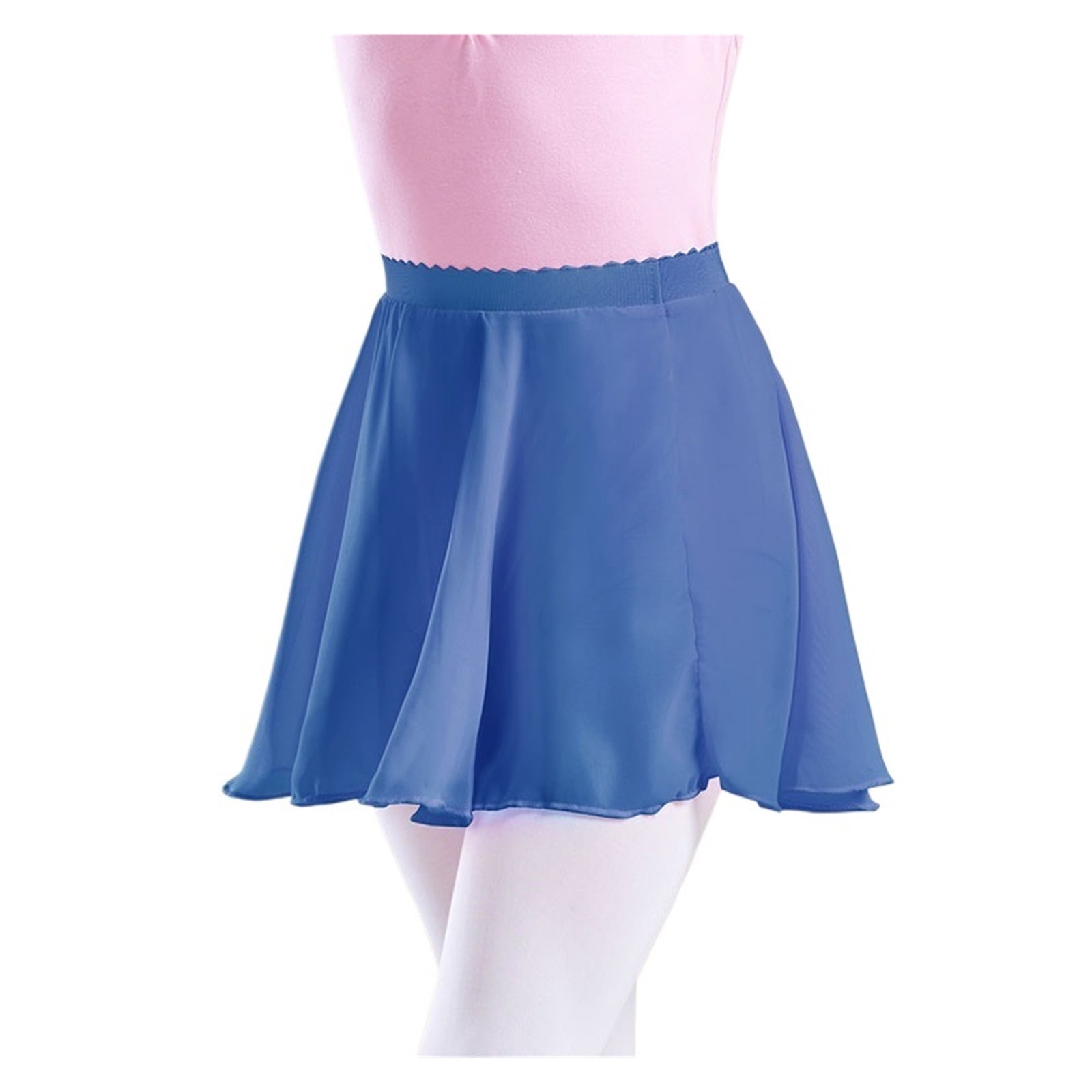 Ballet Skirt Girls Dance Chiffon Skirt Elastic Waist Dance Skirt for ...