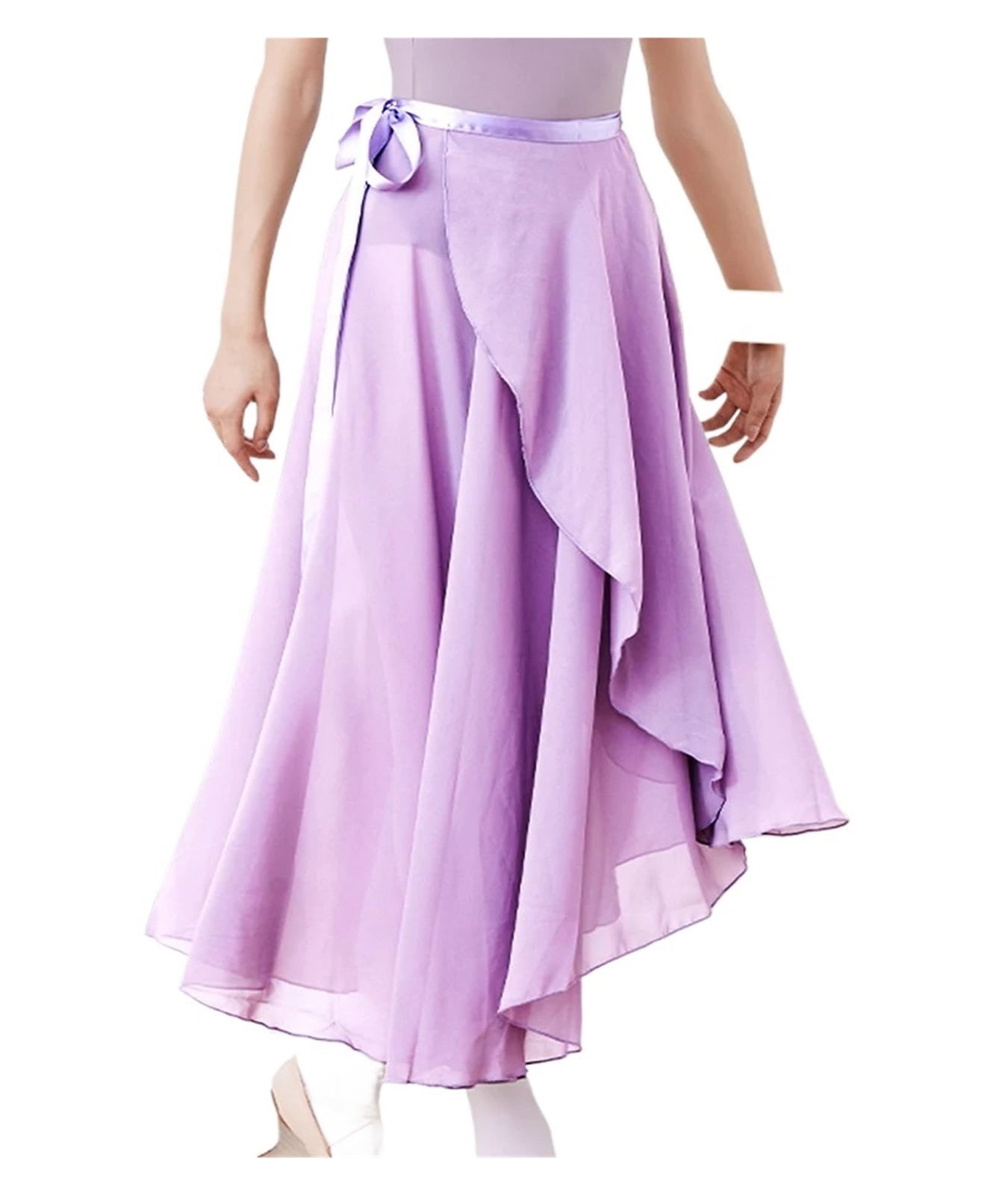 Ballet Skirt Gymnastics Leotard Practice Dresses Wraps Dance Ballerina ...