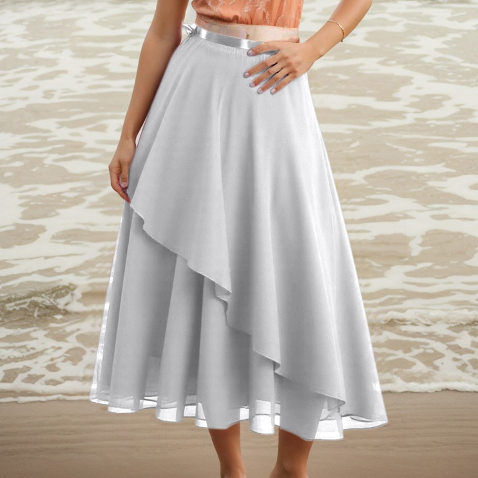 Ballet Skirt For Women Daily Use Elegant Mesh Overlay Design Versatile ...