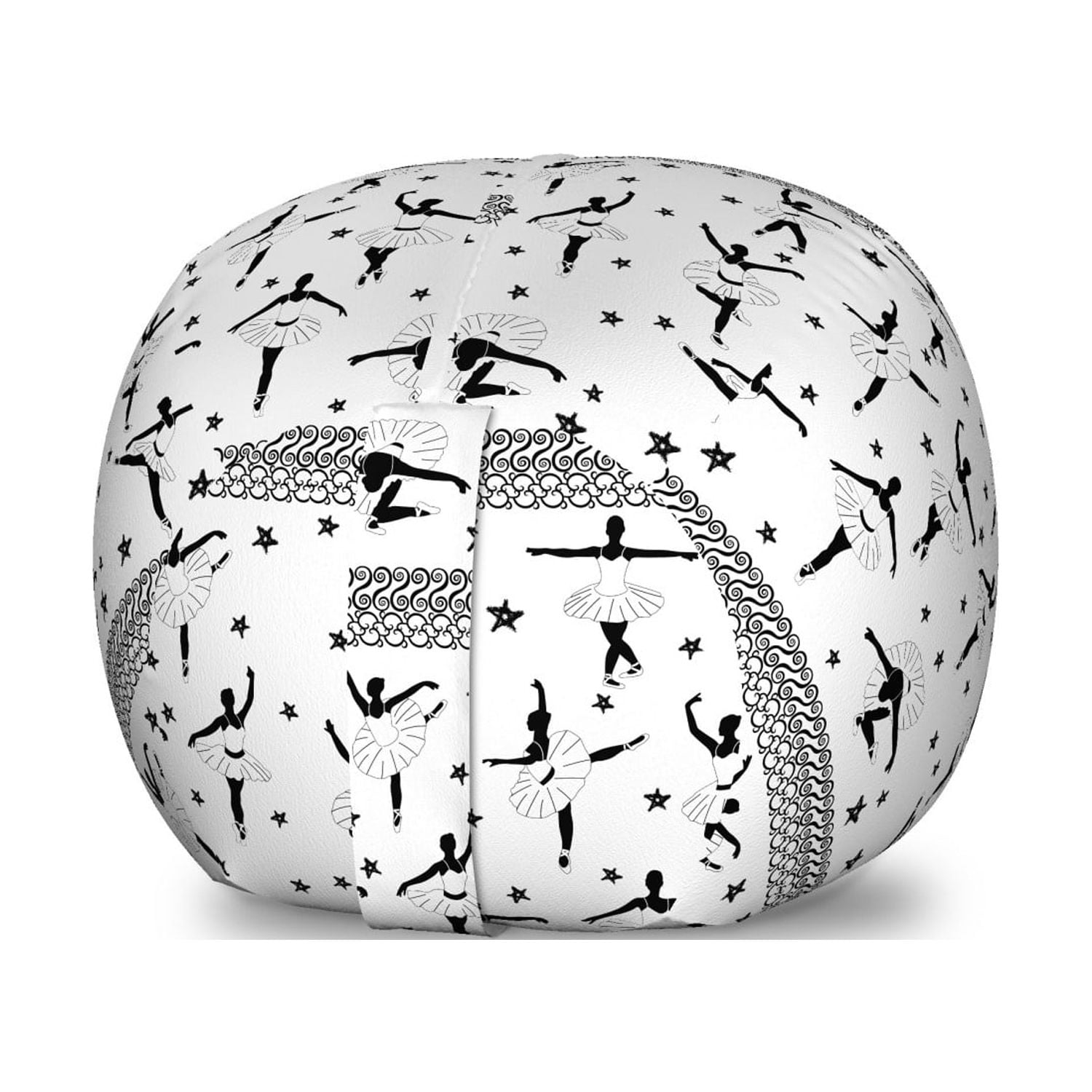 Ballet Storage Toy Bag Chair, Classic Dancers in Baroque Medieval ...