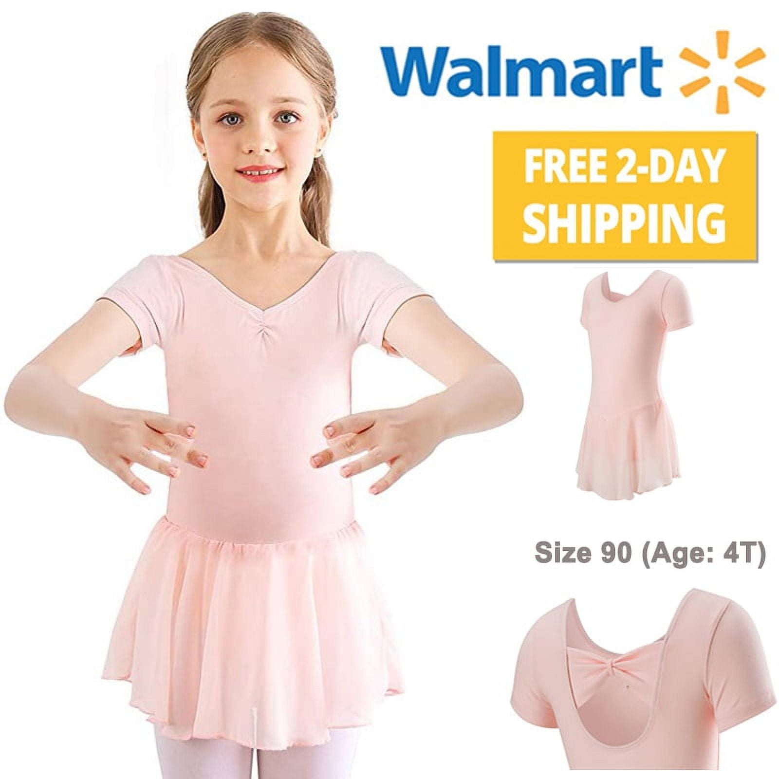 Ballet Tutu for Girls, Ballet Dress Cotton Ballet Leotard, Dance Dress ...