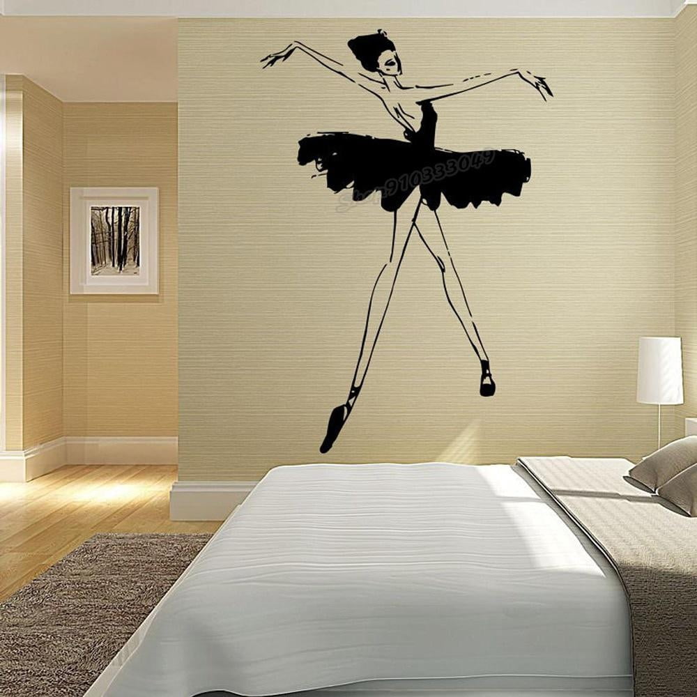 Ballet Wall Decal Ballerina Ballet Dancer Gymnastics Dance Studio ...