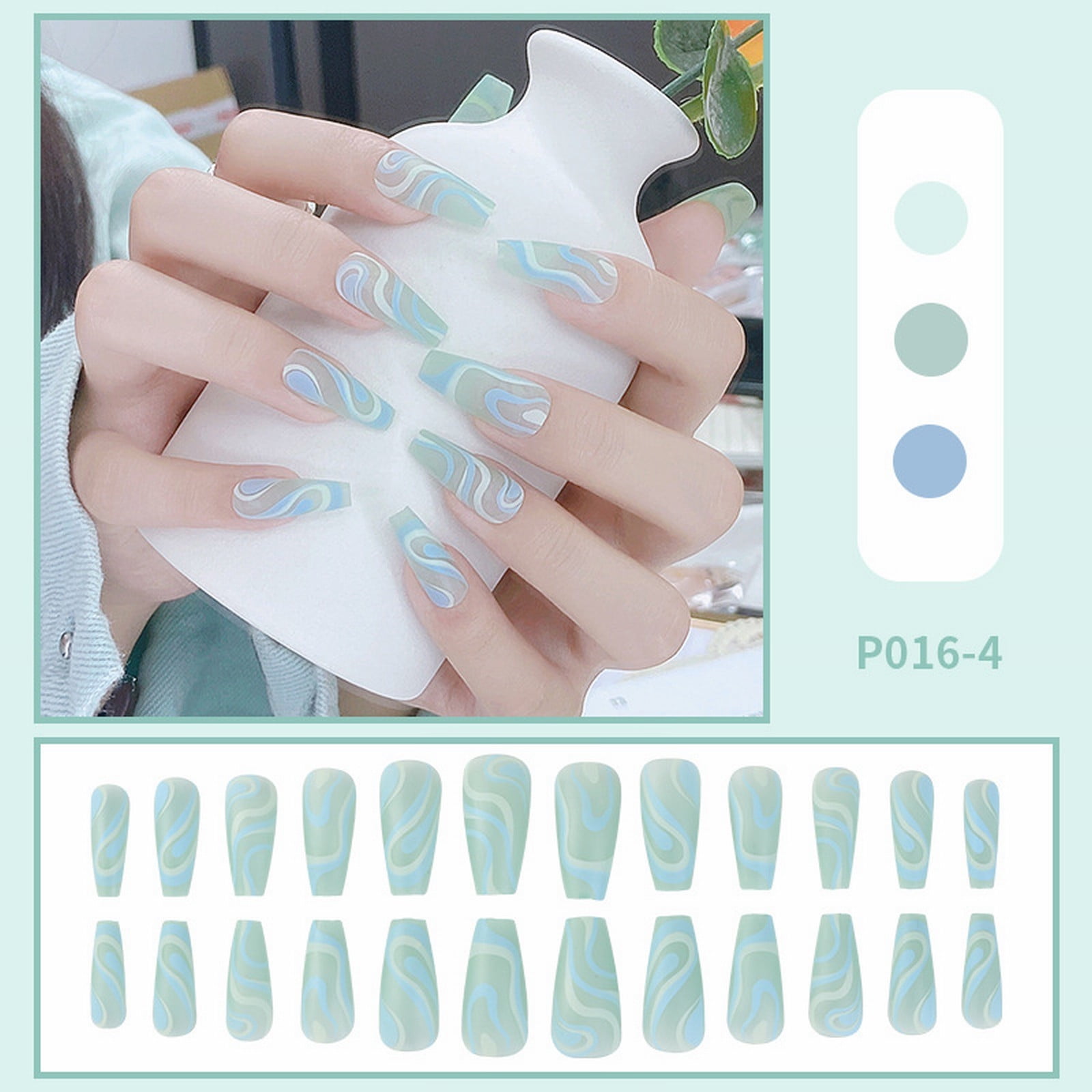 Ballet Wearable French Nails Gentle Ultra Thin Finished Nail Stickers ...
