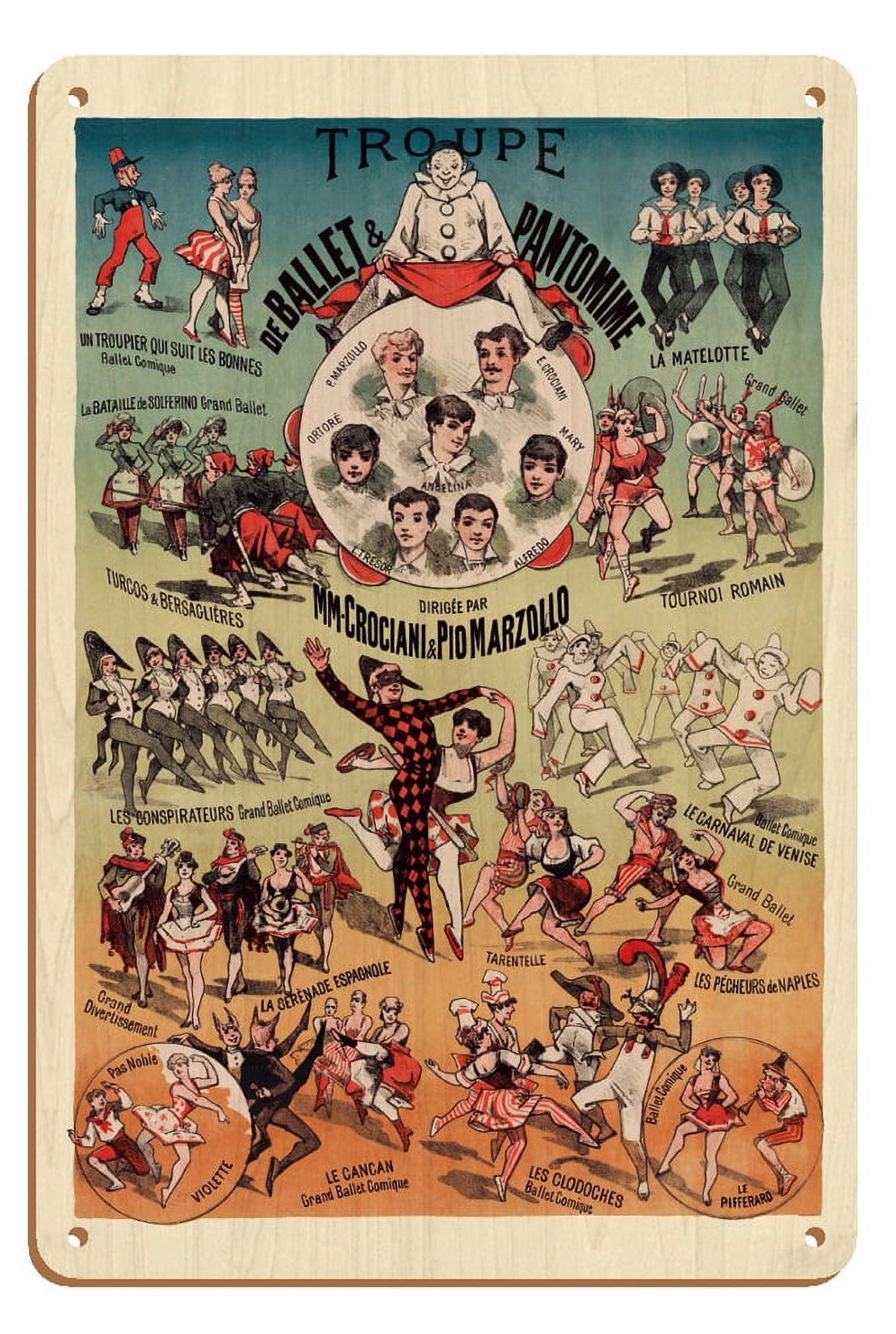 Ballet and Pantomime Troupe - Directed by M.M. Crociani and Pio ...