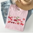 Balletcore Cherry Shirt Cherry Shirt Cherry Aesthetic Shirt Ribbon ...