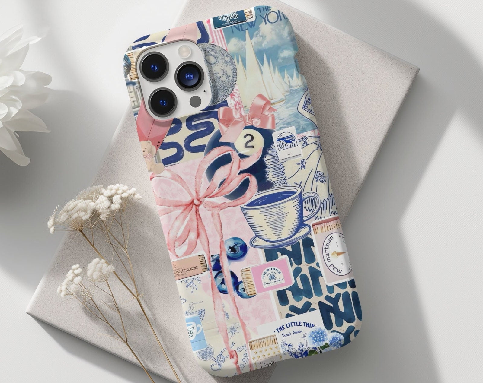 Balletcore Coquette Collage Cute Preppy Case for iPhone 17 16 15 14 13 ...