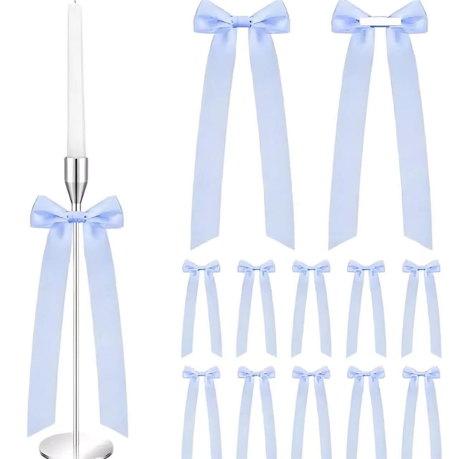 Ballets Style Ribbon Bow for Party Decor, Satin Glossy Bow for Gifts ...