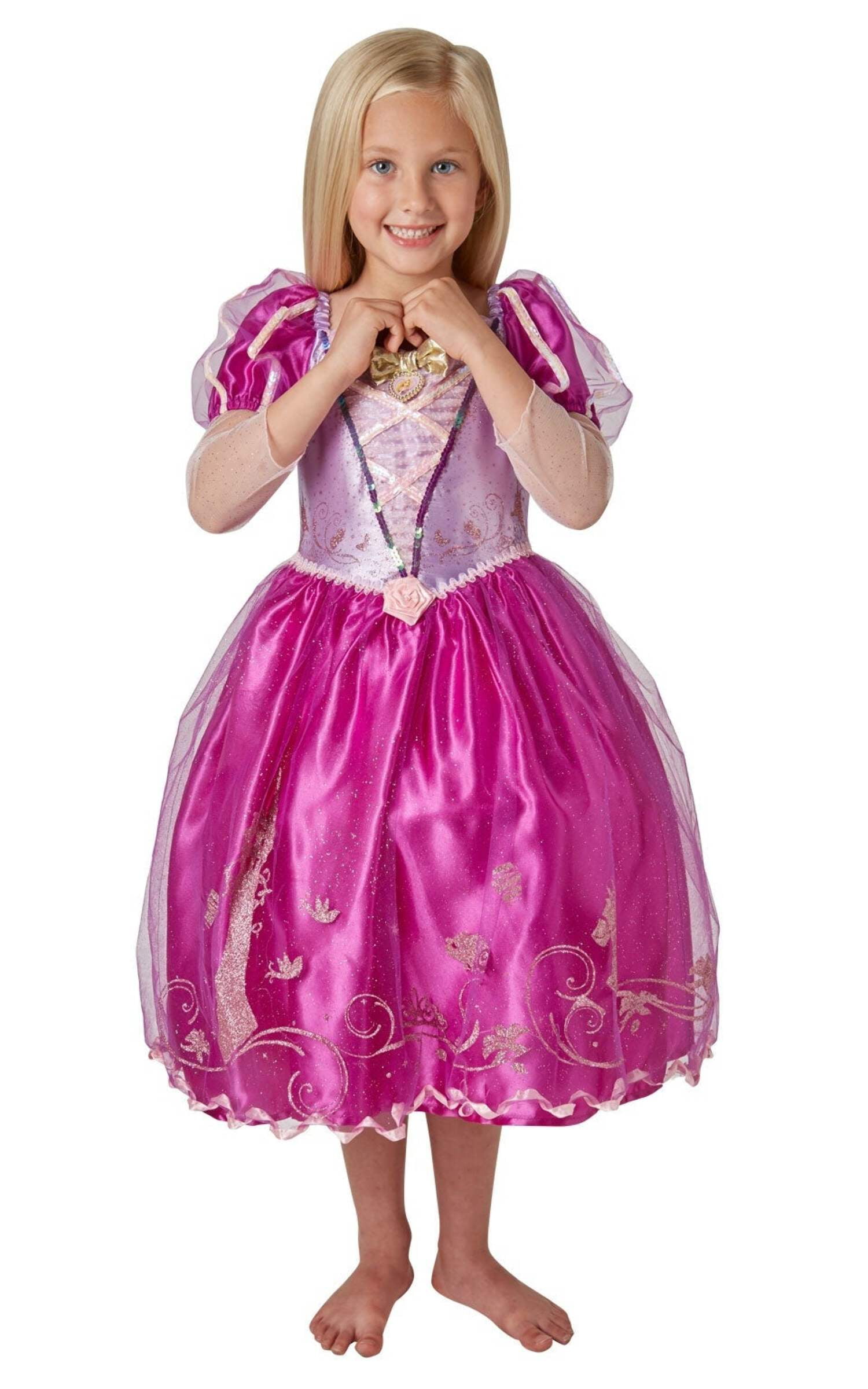 Ballgown Rapunzel Costume Disney Small Female Kids Pink Fancy Dress ...