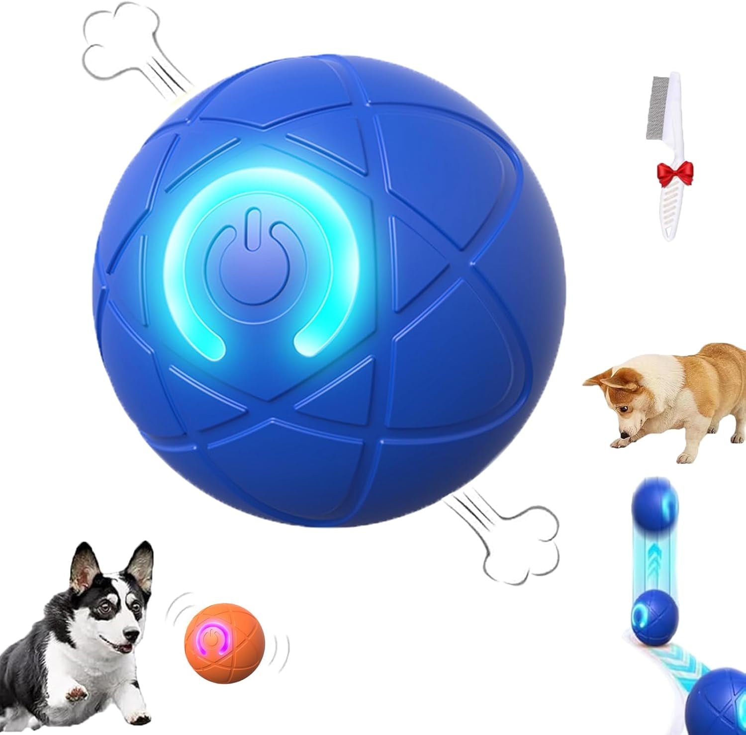 Ballie Dog Toy, Vibrating Dog Ball, 2025 New Shaky Ball Toy for Dogs ...