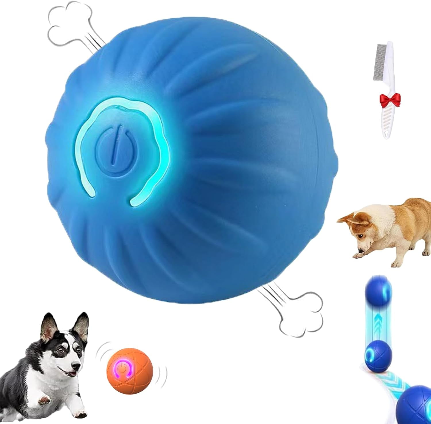 Ballie Dog Toy, Vibrating Dog Ball, 2025 New Shaky Ball Toy for Dogs ...