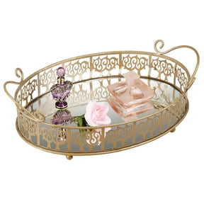 Shop Mirrored Vanity Trays for Elegant Organization at Walmart
