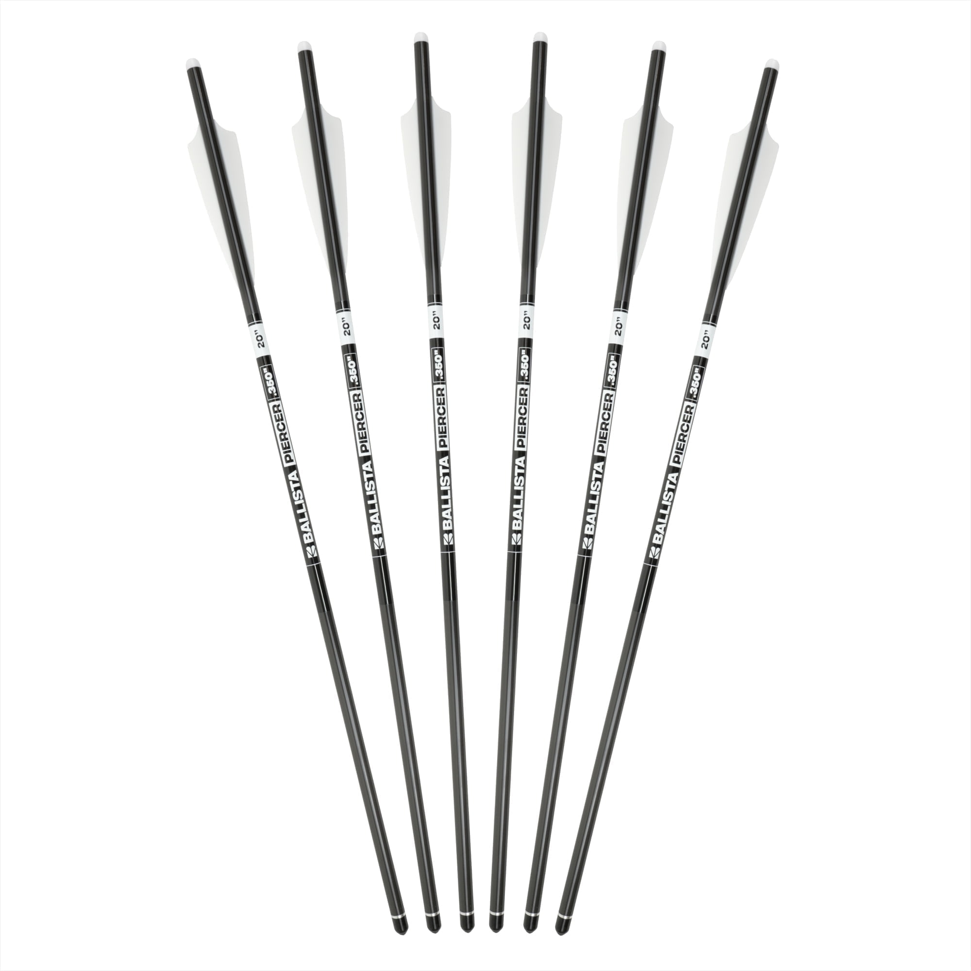 Ballista Piercer Carbon 20-Inch 2-Vane Crossbow Bolts - Ideal for ...