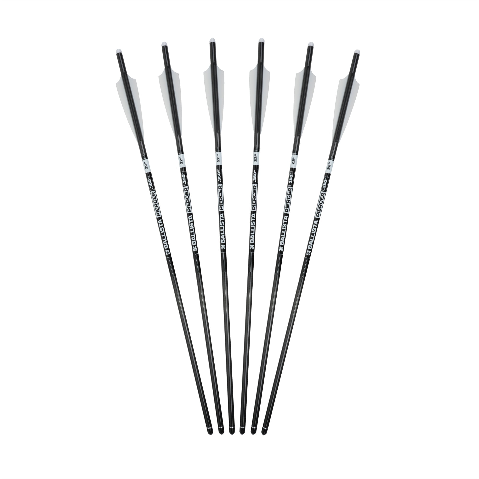 Ballista Piercer Carbon 22-Inch 3-Vane Crossbow Bolts - 380 Grains ...