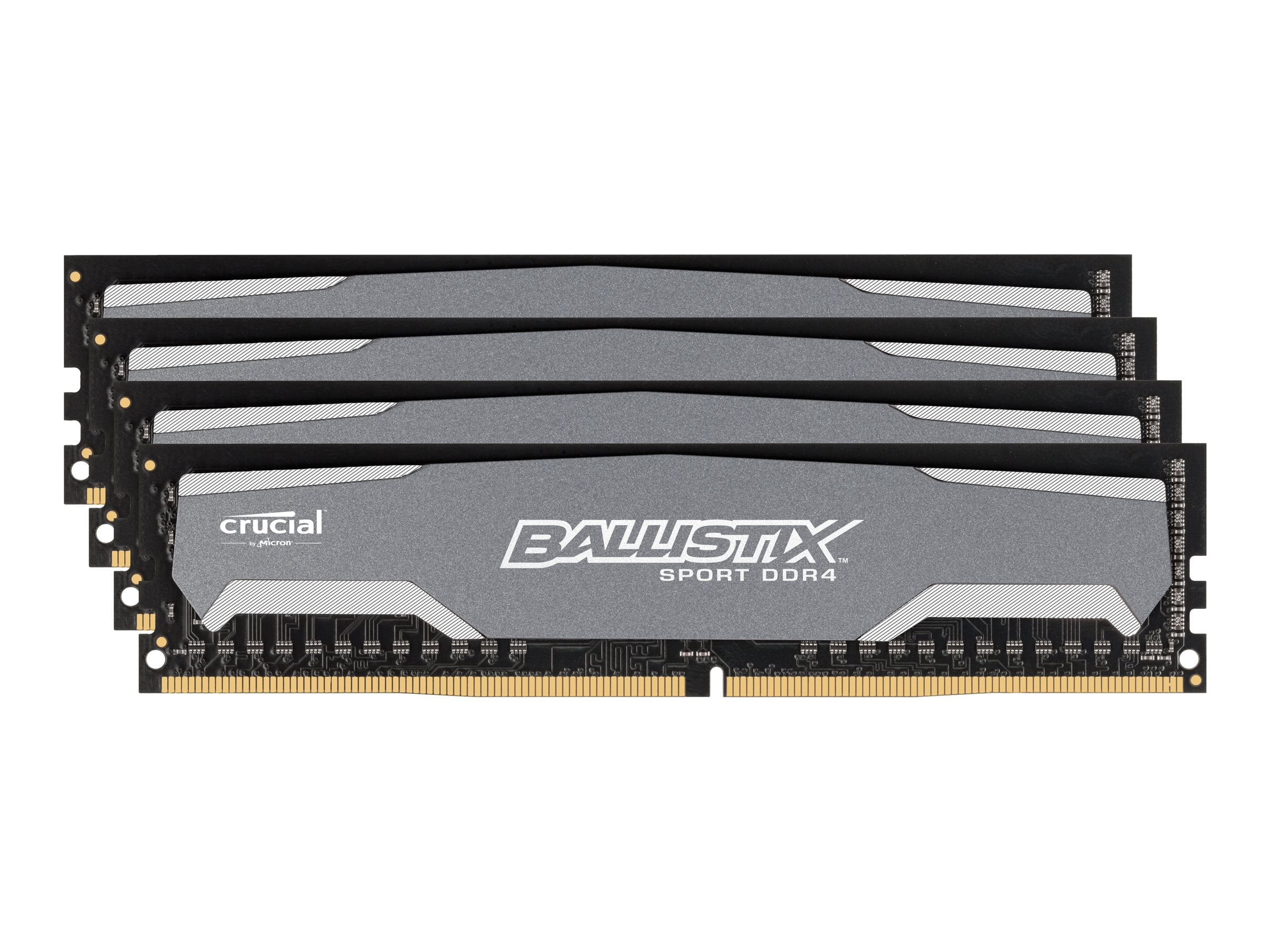 Ballistix Sport - DDR4 - kit - 32 GB: 4 x 8 GB - DIMM 288-pin - 2400 ...