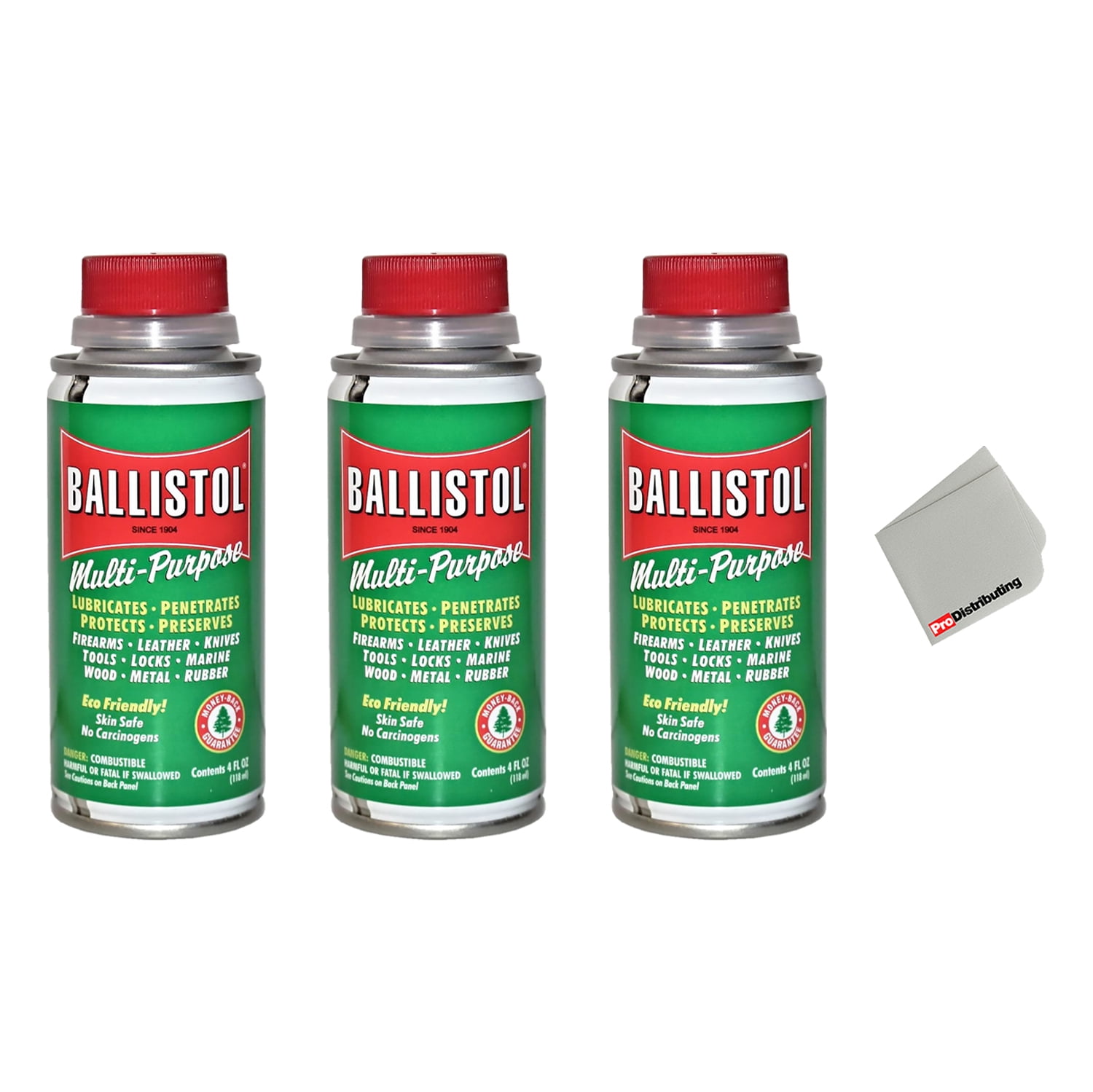 3 Pack Ballistol 4oz Multi-Purpose Oil Lubricant Cleaner and Protectant ...
