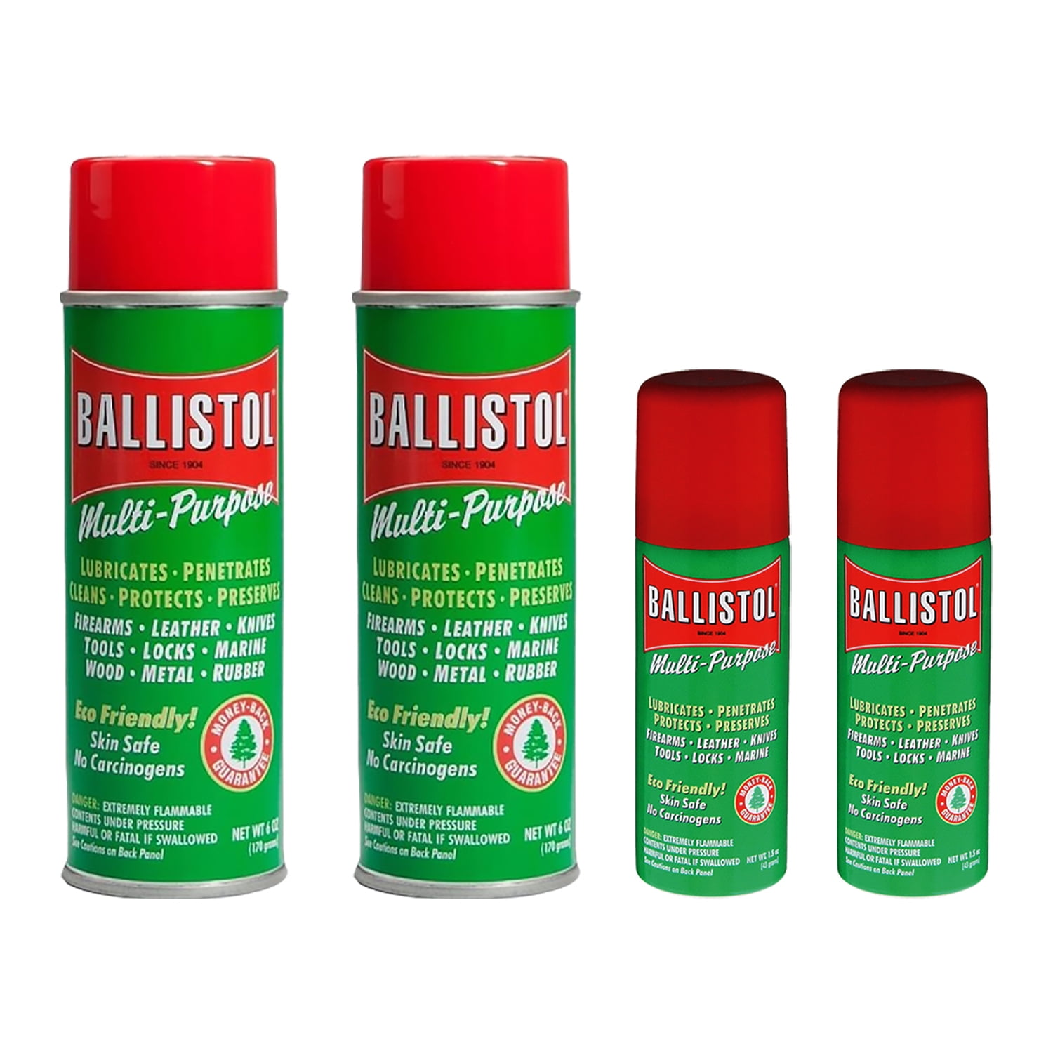 Ballistol 2x 6 oz Multi-Purpose Oil Lubricant Cleaner Protectant and 2x ...