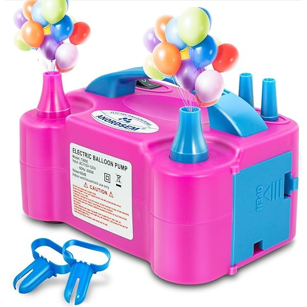 Balloon Air Pump Electric: Balloon Inflator Portable for All Balloons ...