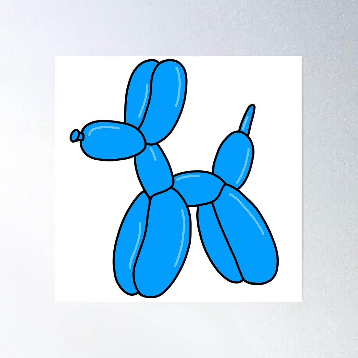 Balloon Animal Poster Wall Art, Modern Wall Decor For Living Room ...