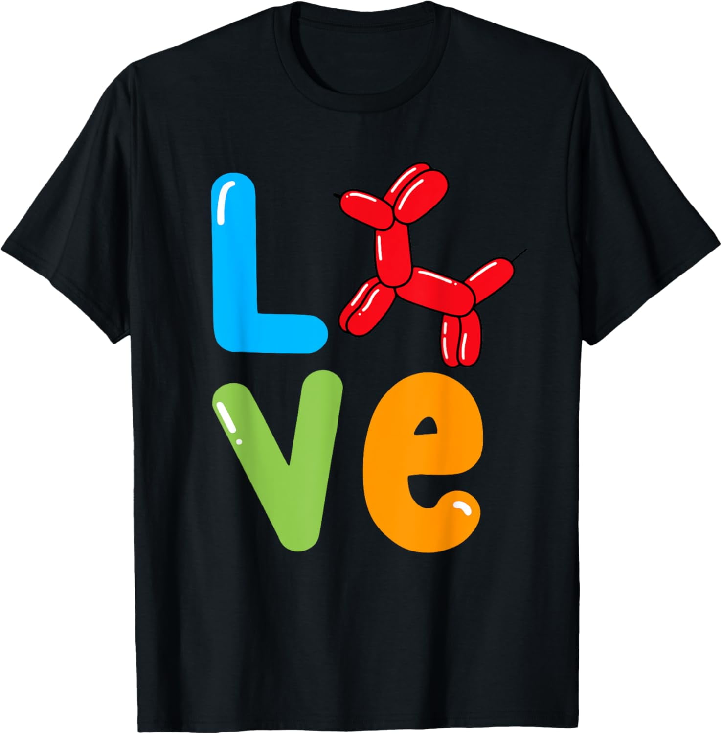 Balloon Animal Twister Party Love Balloon Artist T-Shirt - Walmart.com