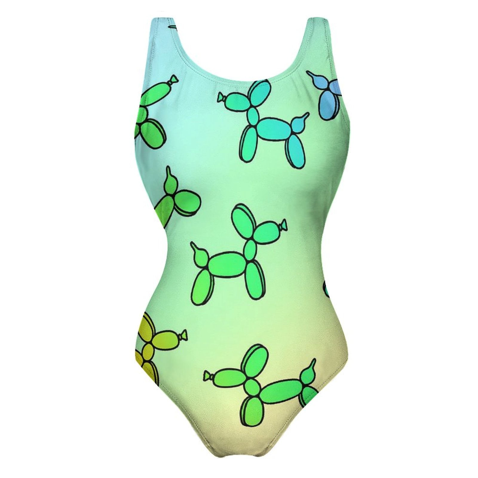 Balloon Animals Swimsuit Colorful Print Swimwear Vaion Bath Design ...