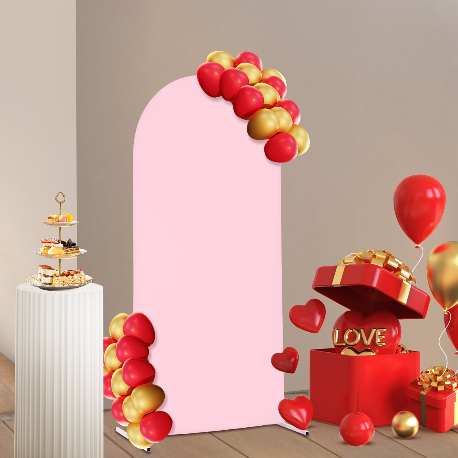 Balloon Arch Frame Kit for Wedding, Wedding Backdrop Stand Floor ...