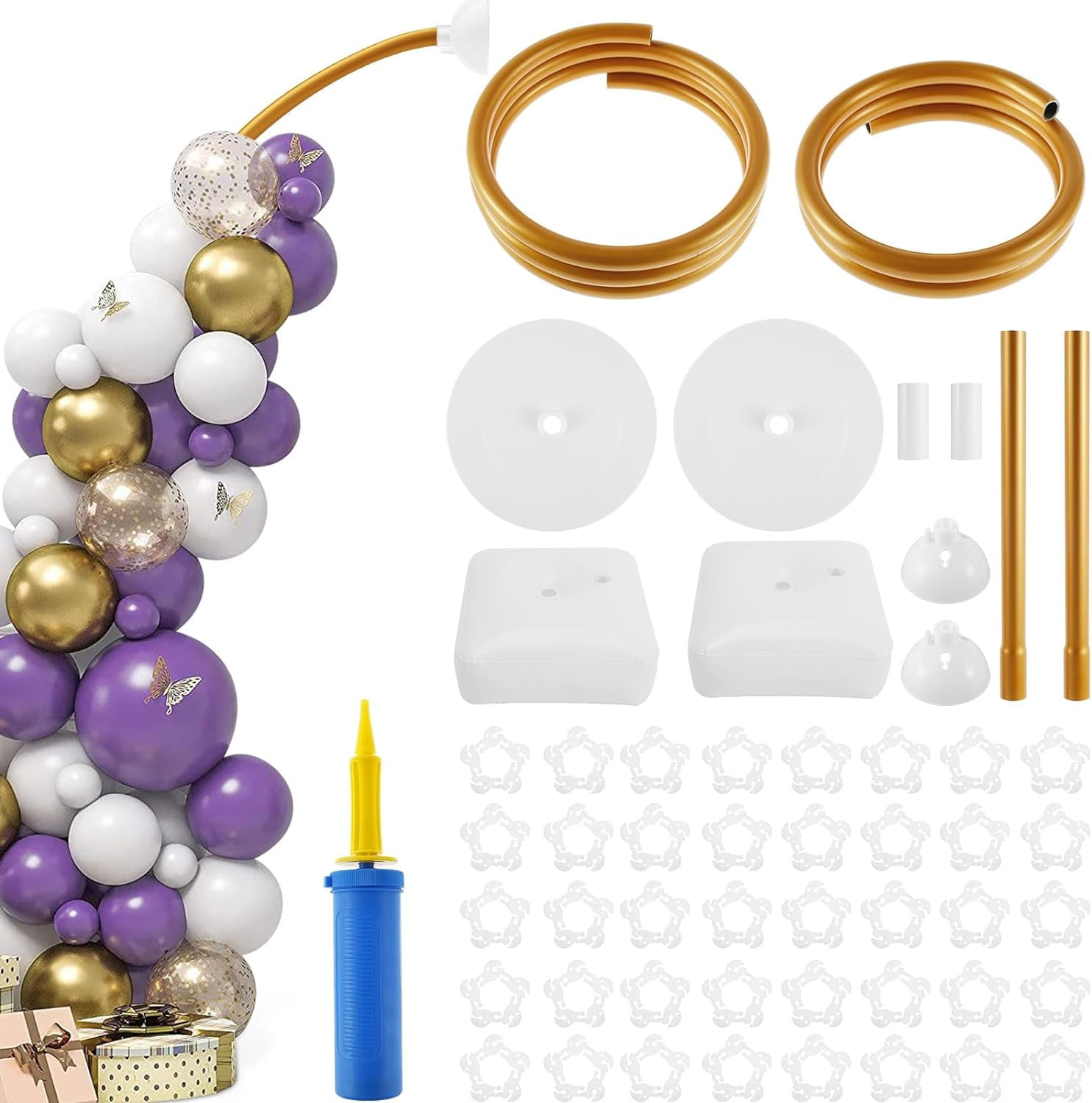 Balloon Arch Kit, 8.2ft 5ft DIY Balloon Arch Stand with Base, Balloon ...