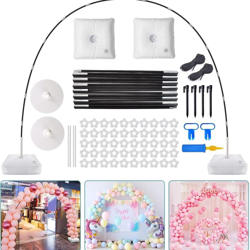 Balloon Arch Kit, 9FT Height & 10FT Width Adjustable Balloon Arch Stand ,Balloons Garland Frame ...