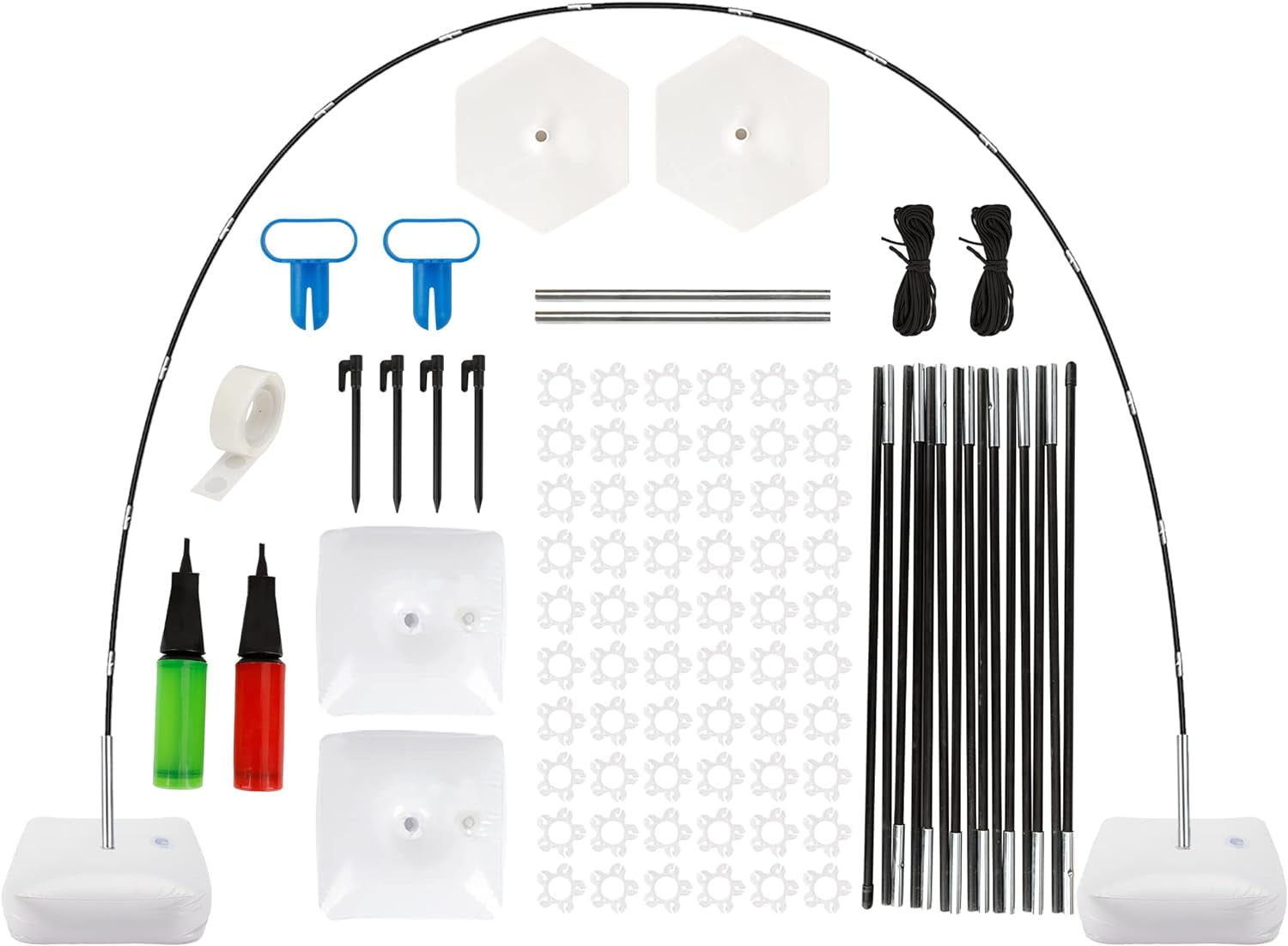 Balloon Arch Kit with Base, 10ft Wide & 9ft Tall Adjustable Balloon ...