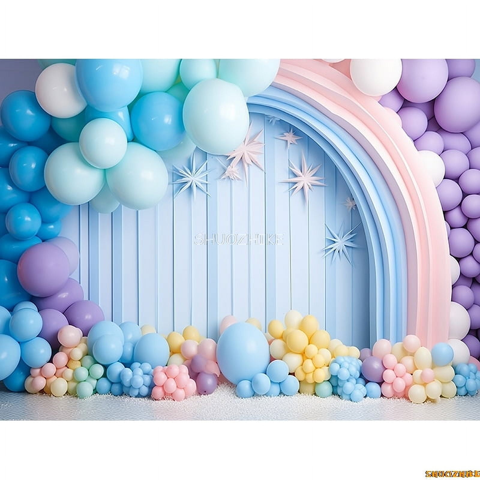 Balloon Arch Photography Backdrops Props Newborn Birthday Party ration ...