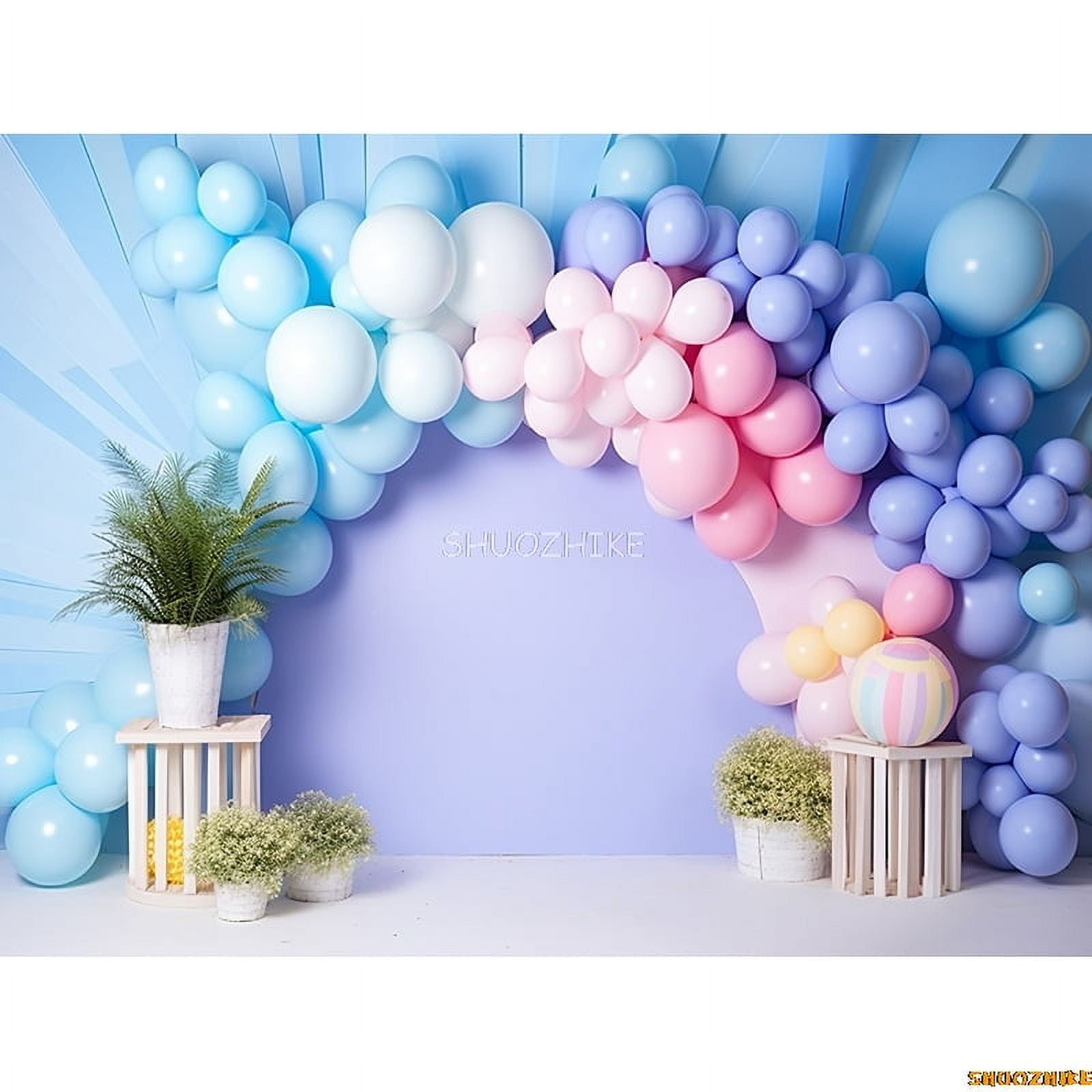 Balloon Arch Photography Backdrops Props Newborn Birthday Party ration ...
