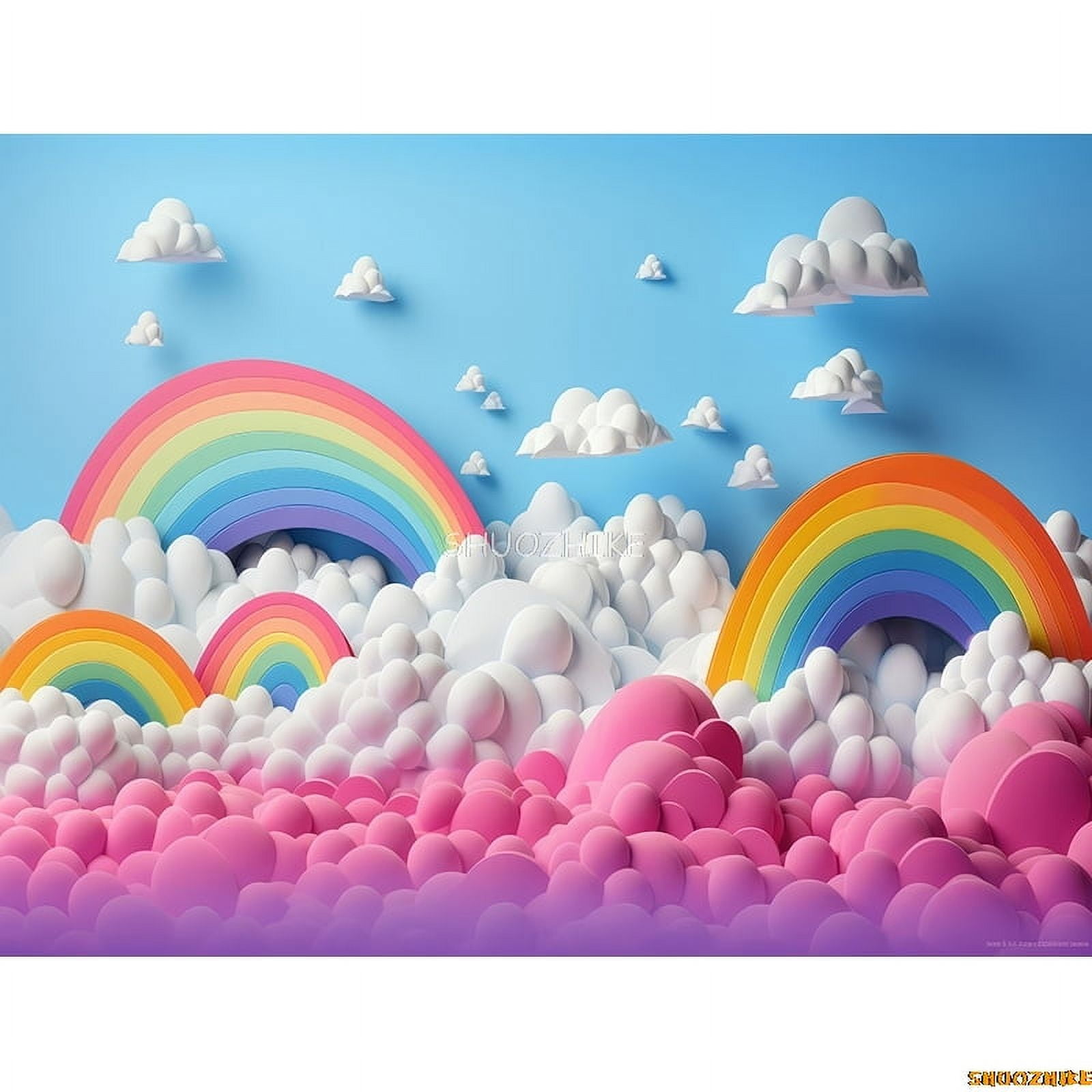 Balloon Arch Photography Backdrops Props Newborn Birthday Party ration ...