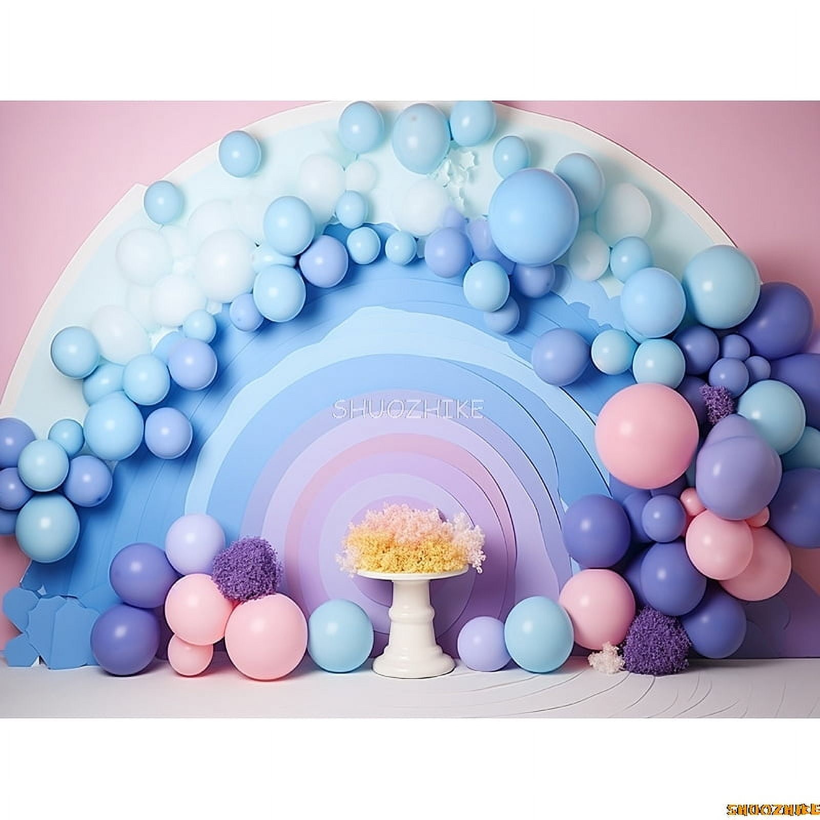 Balloon Arch Photography Backdrops Props Newborn Birthday Party ration ...