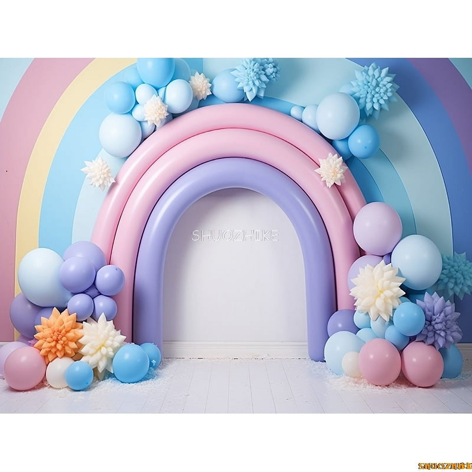 Balloon Arch Photography Backdrops Props Newborn Birthday Party ration ...