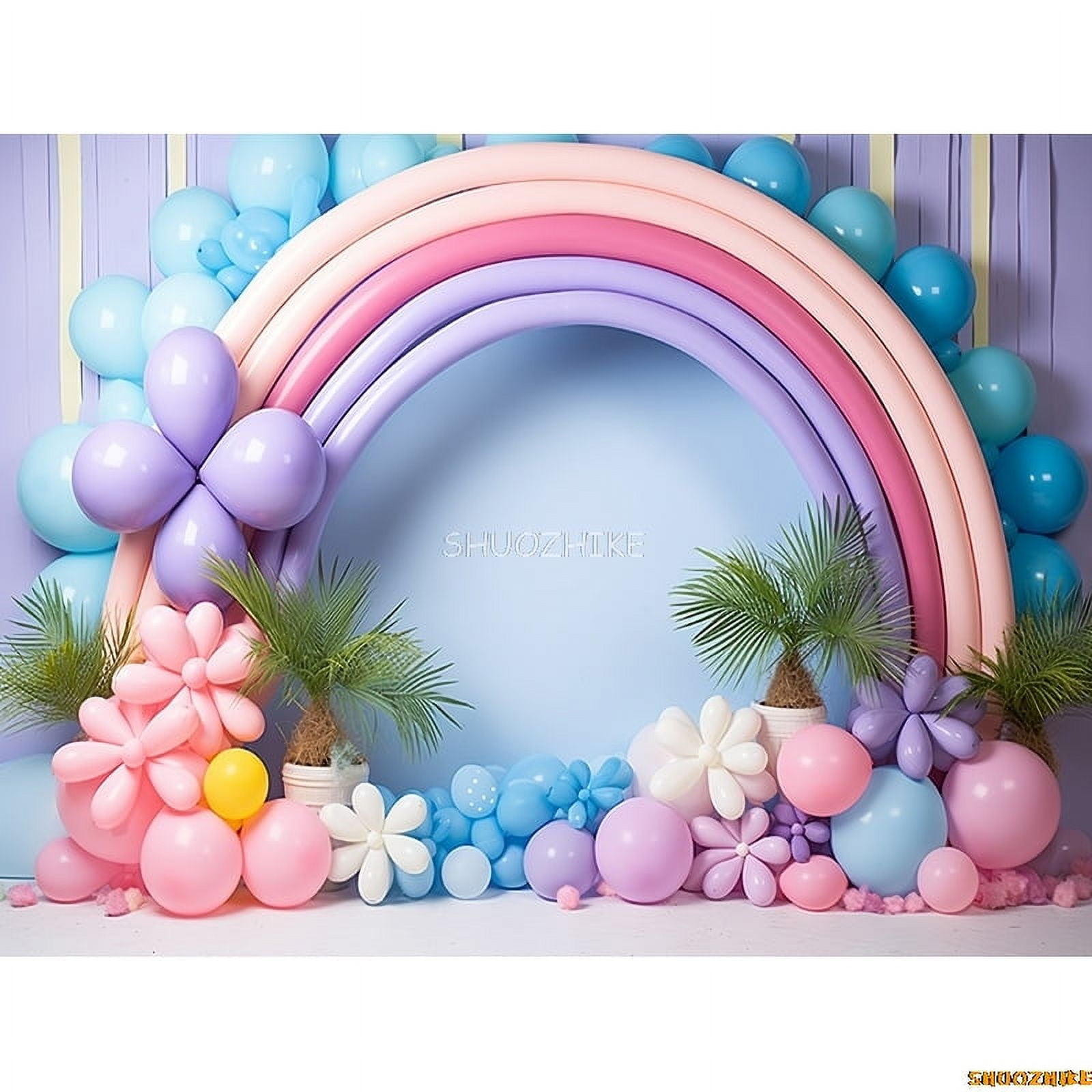 Balloon Arch Photography Backdrops Props Newborn Birthday Party ration ...