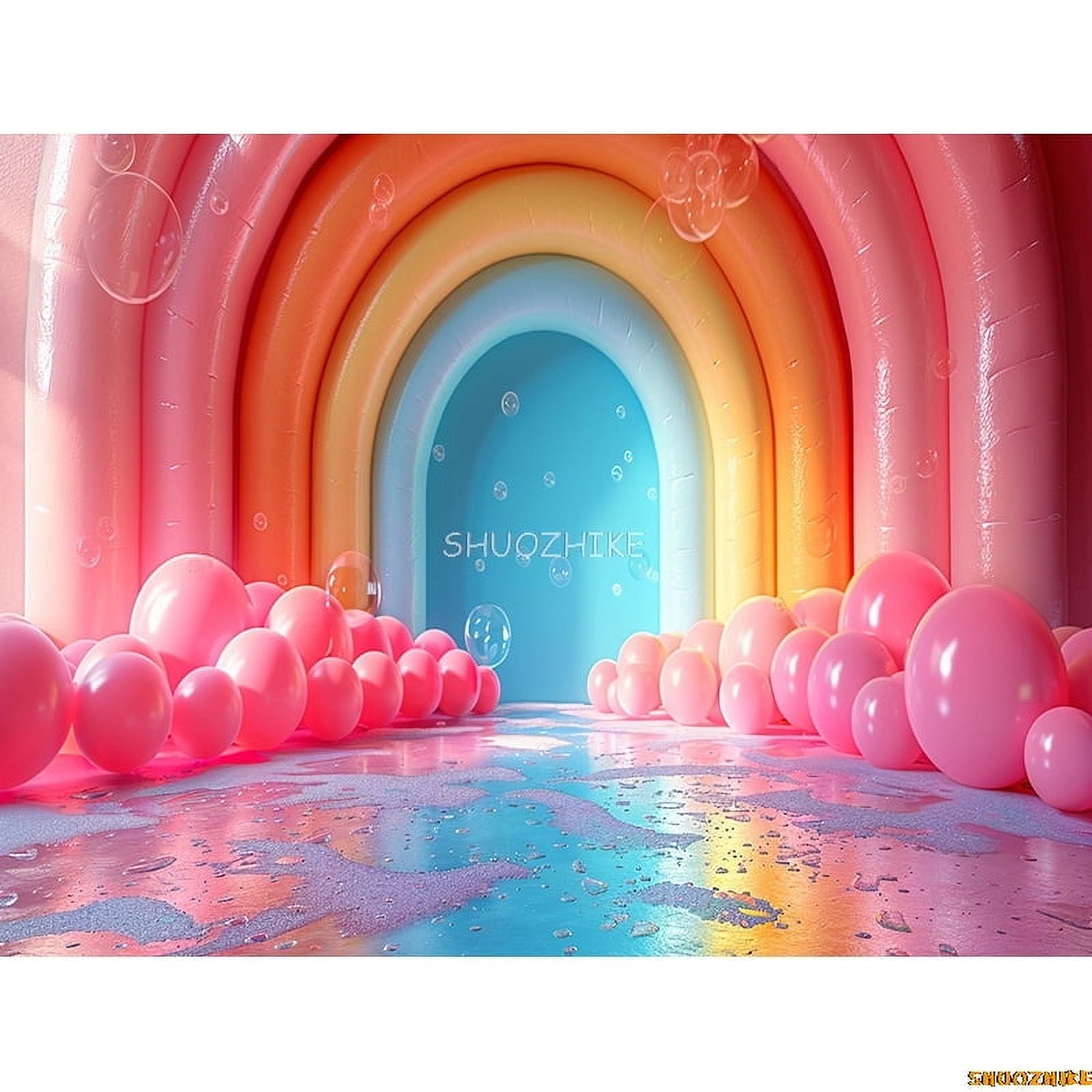 Balloon Arch Photography Backdrops Props Newborn Birthday Party ration ...