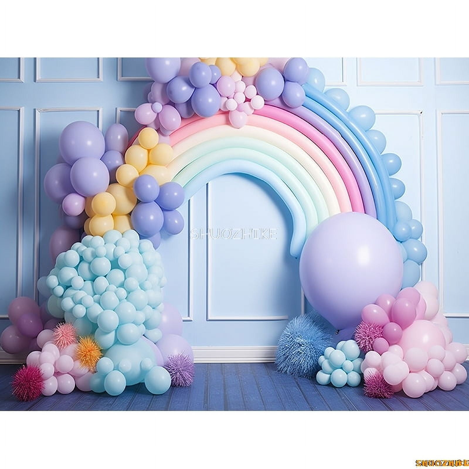 Balloon Arch Photography Backdrops Props Newborn Birthday Party ration ...