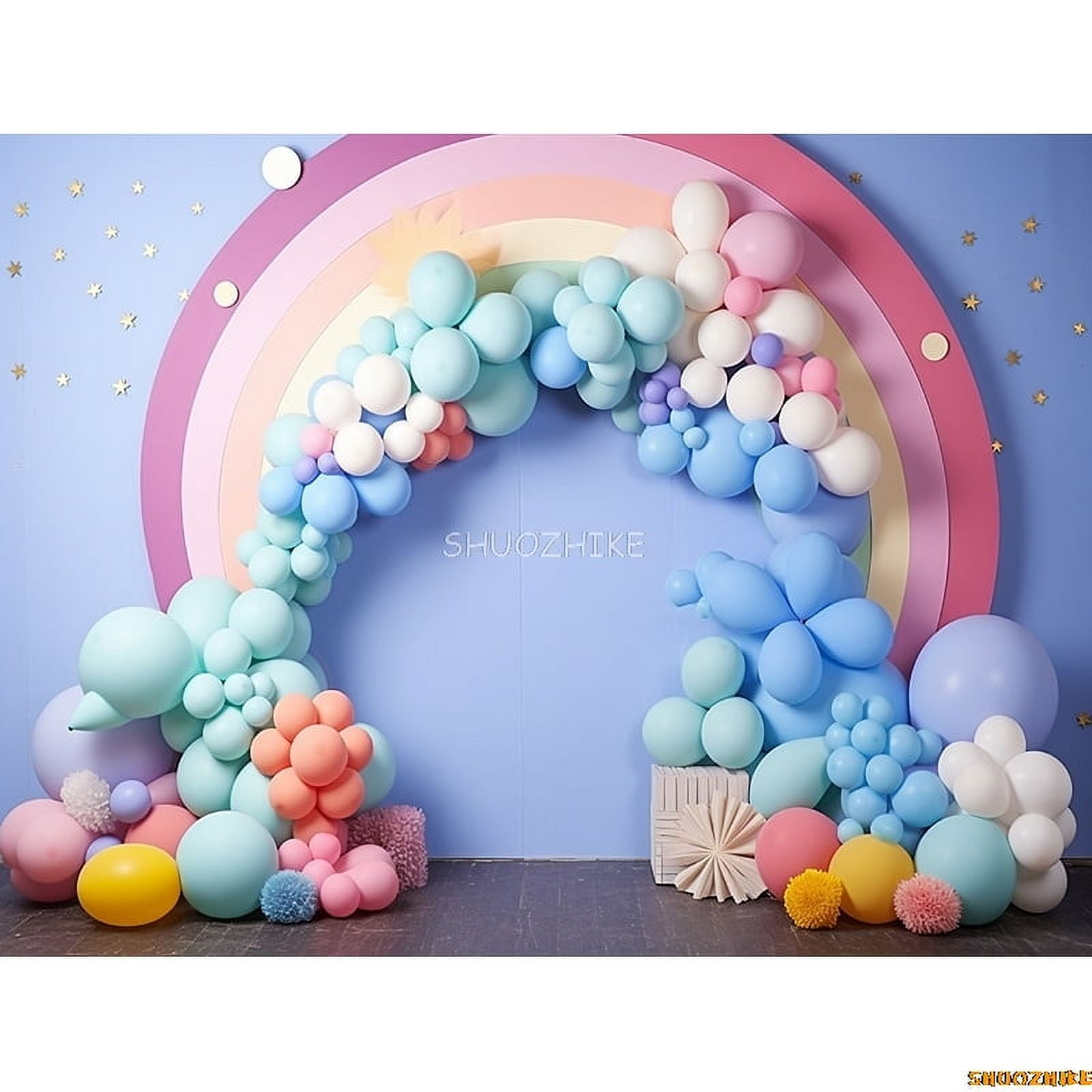 Balloon Arch Photography Backdrops Props Newborn Birthday Party ration ...