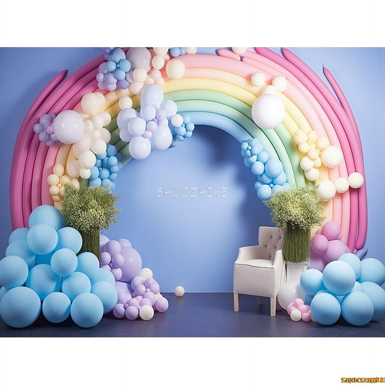 Balloon Arch Photography Backdrops Props Newborn Birthday Party ration ...
