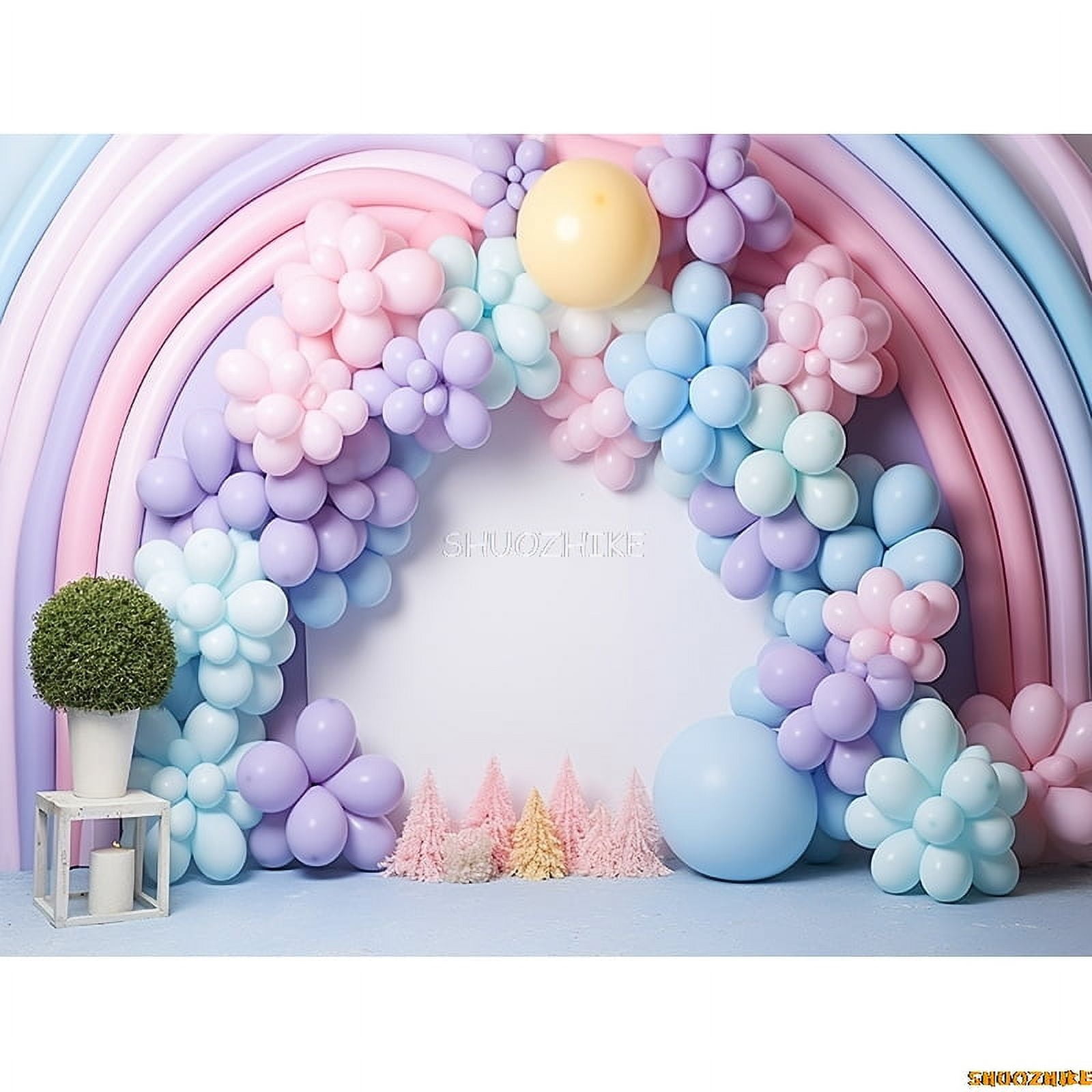 Balloon Arch Photography Backdrops Props Newborn Birthday Party ration ...