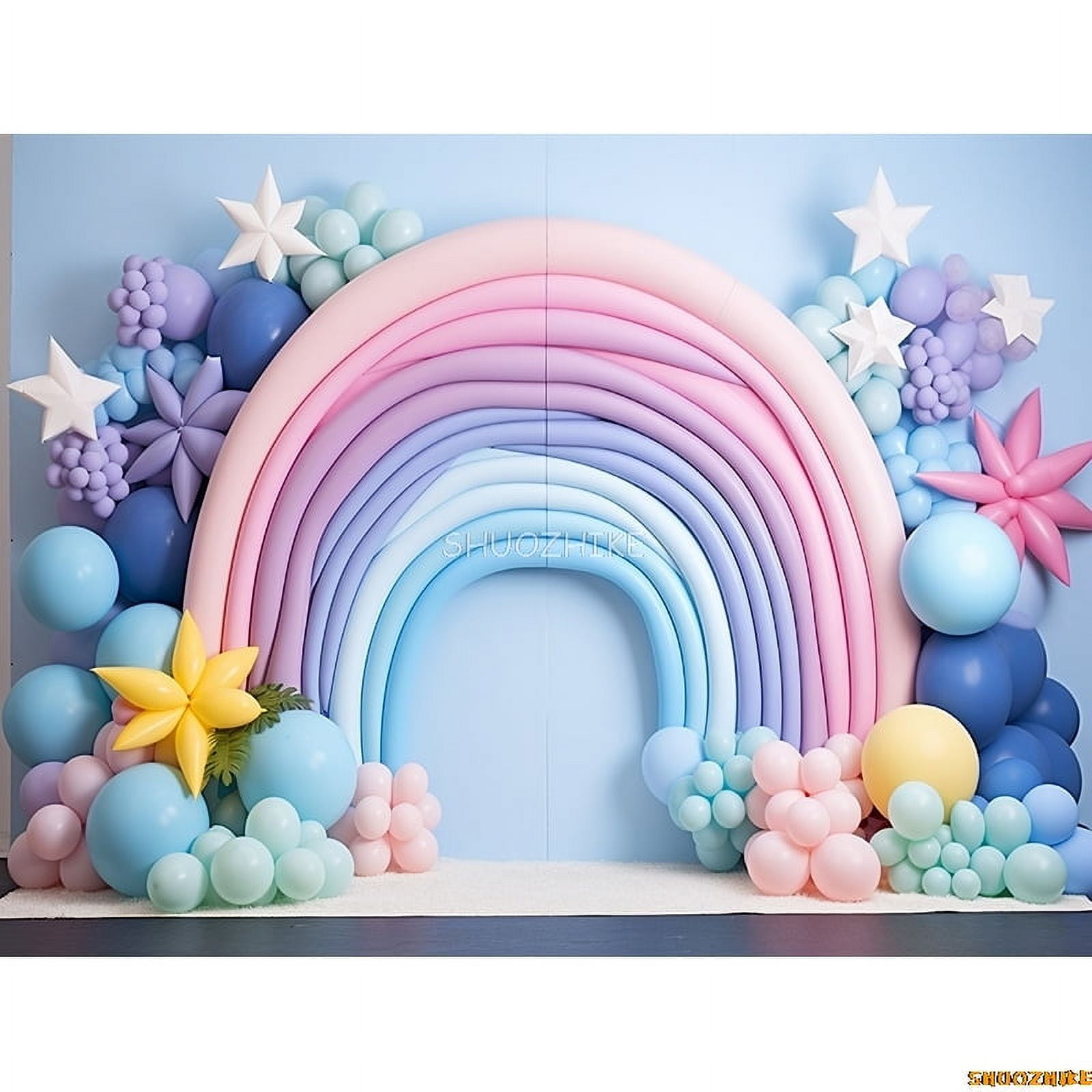 Balloon Arch Photography Backdrops Props Newborn Birthday Party ration ...