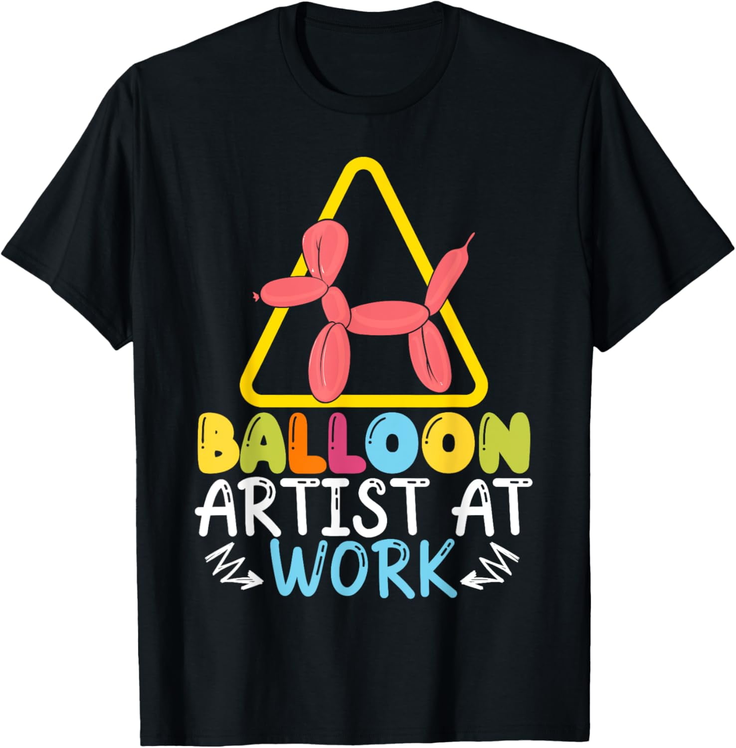 Balloon Artist At Work Balloon Twisting Balloon Modeling T-Shirt ...