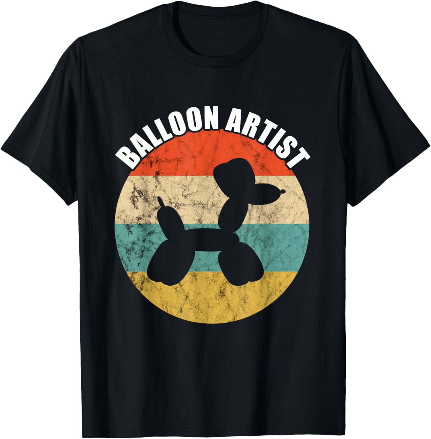 Balloon Artist Retro Vintage Balloon Animal Balloon Twisting T-Shirt ...