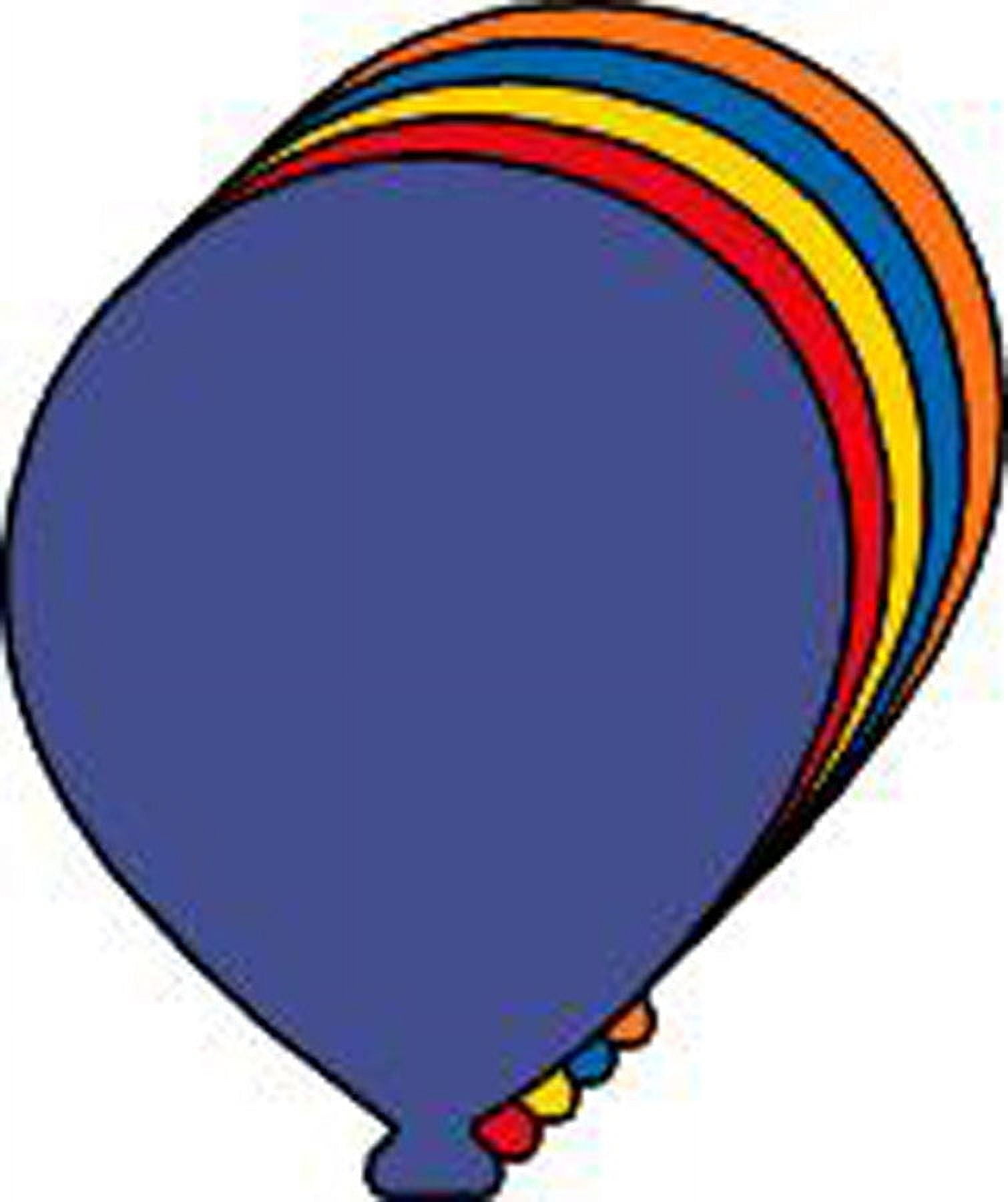 Balloon Assorted Color Creative Cut-Outs, 5.5in, 31pcs - Walmart.com