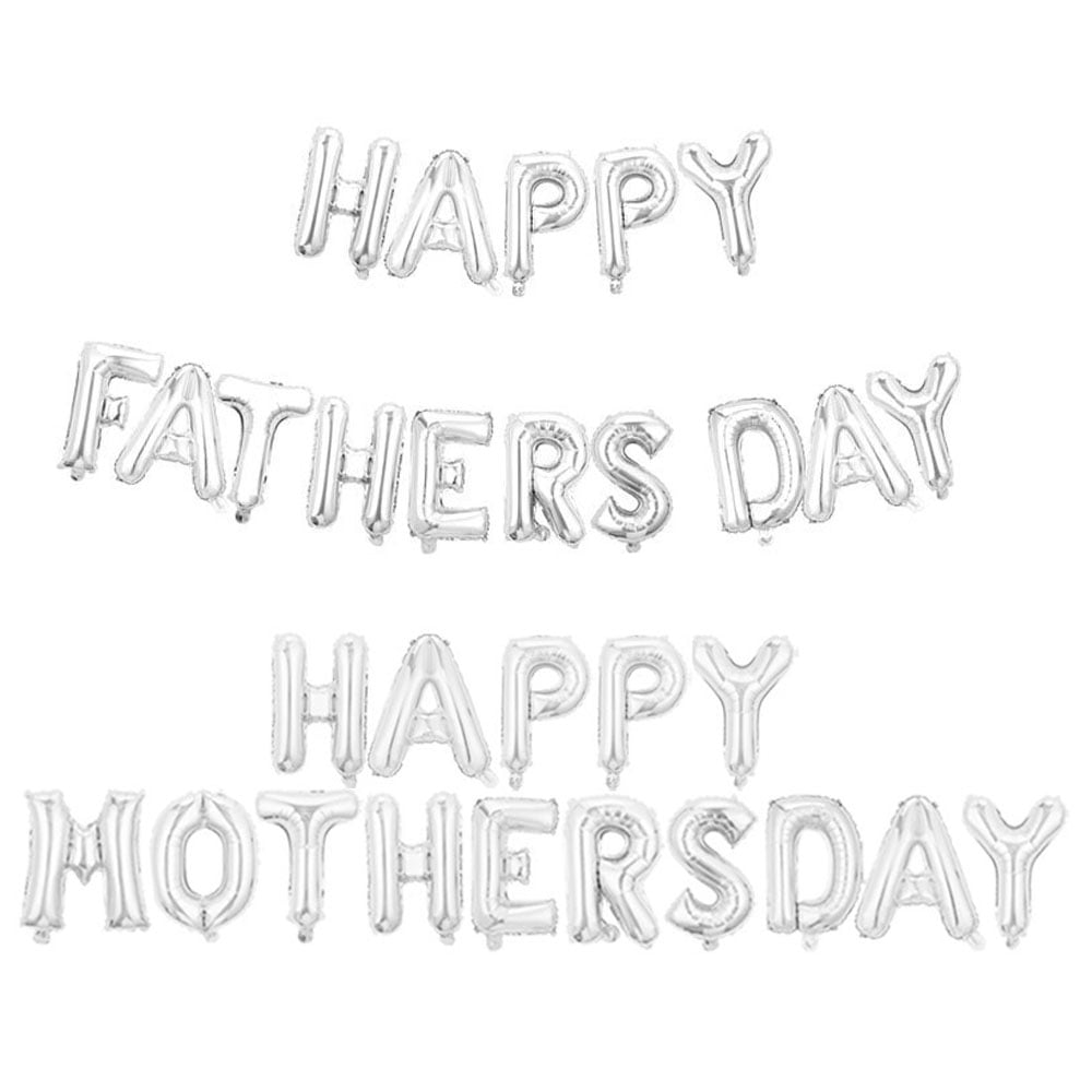 Balloon Banner Letter Party Decorations|3D Letter Aluminum Foil ...