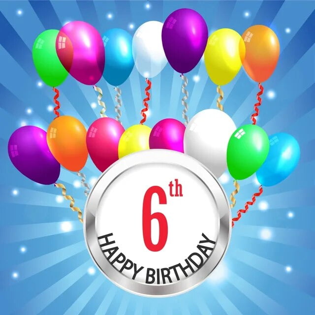 Balloon Birthday Backdrop Photography Ribbons Bunting Birthday Party ...