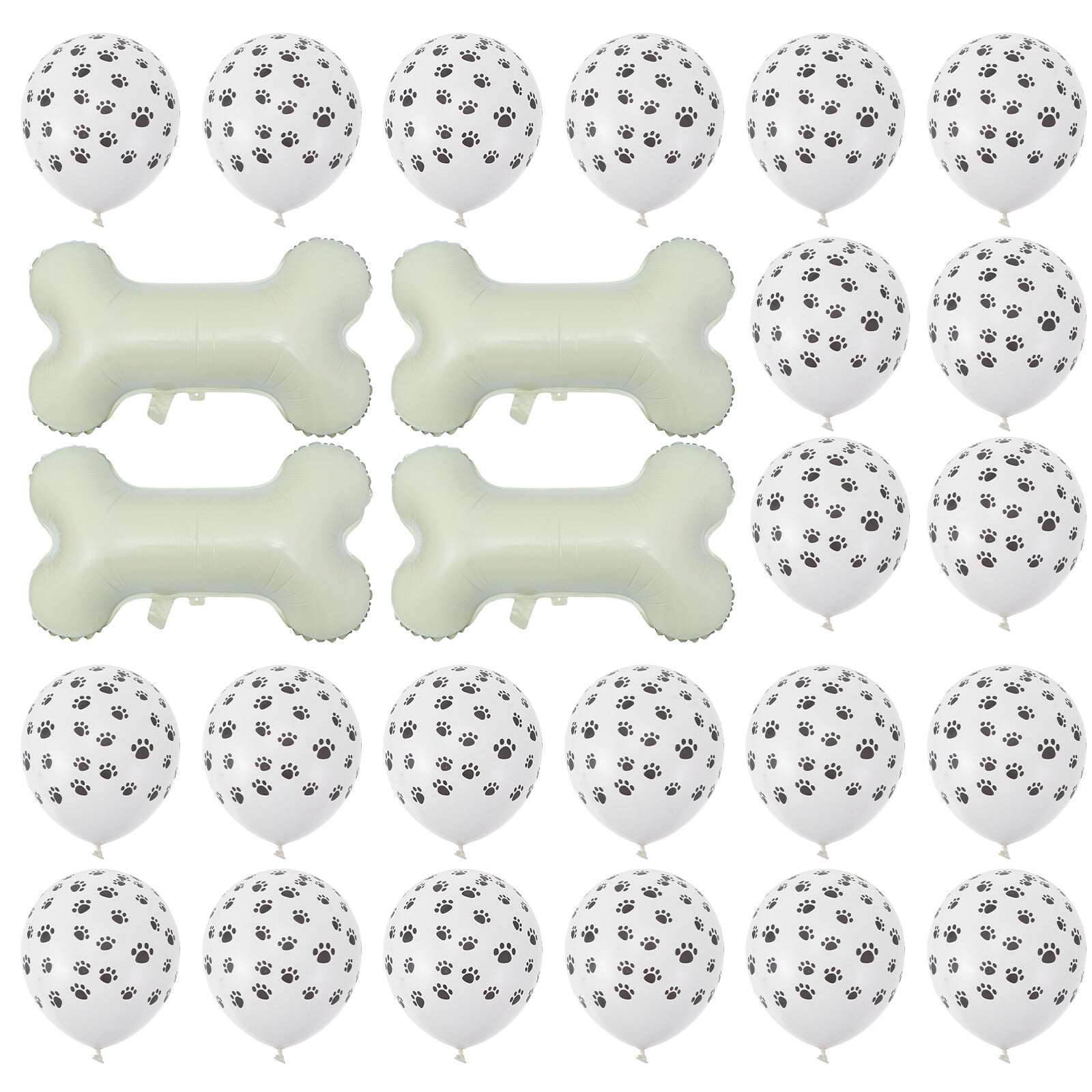 Balloon Bone Dog Party Balloons Helium Birthday Foil Decoration Shower ...