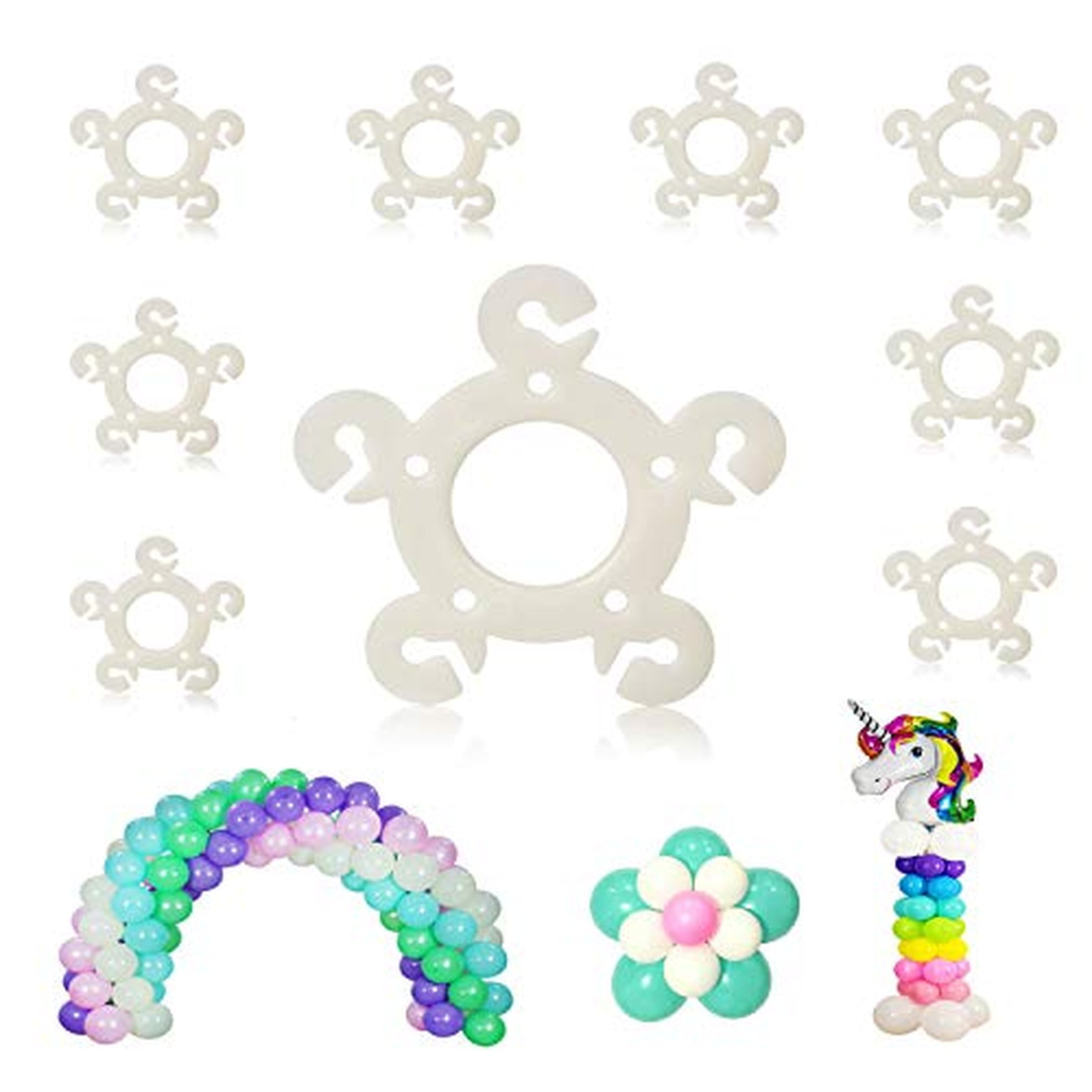 Balloon Clipper Set for Balloon Arch, Column Stand & Flowers - 135 ...