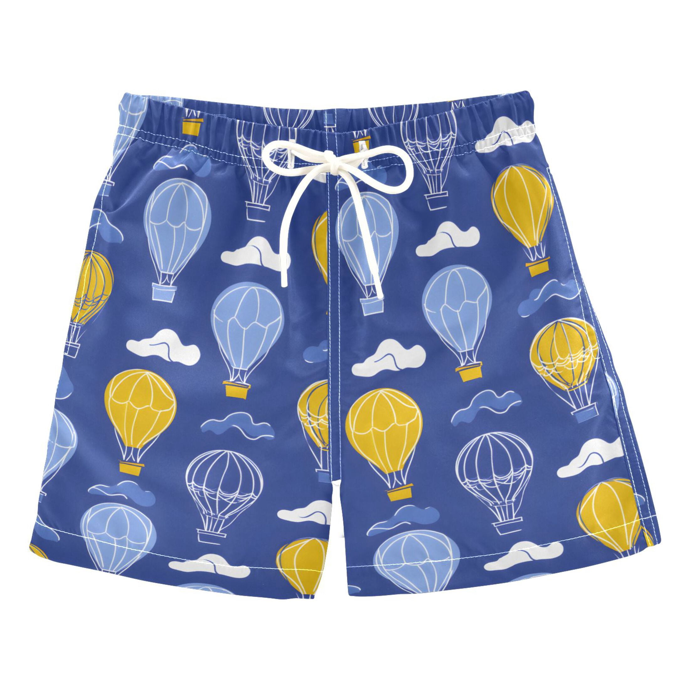 Balloon Cloud Pattern Swim Trunks Quick Dry Beach Pool Board Shorts ...